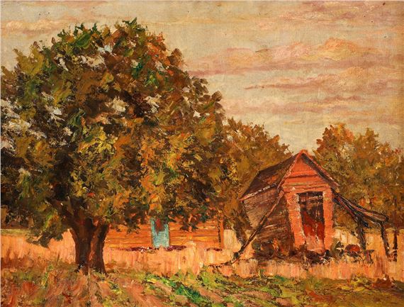 Harry L. Hickman | Cabin in the woods (Mid 20th Century) | MutualArt