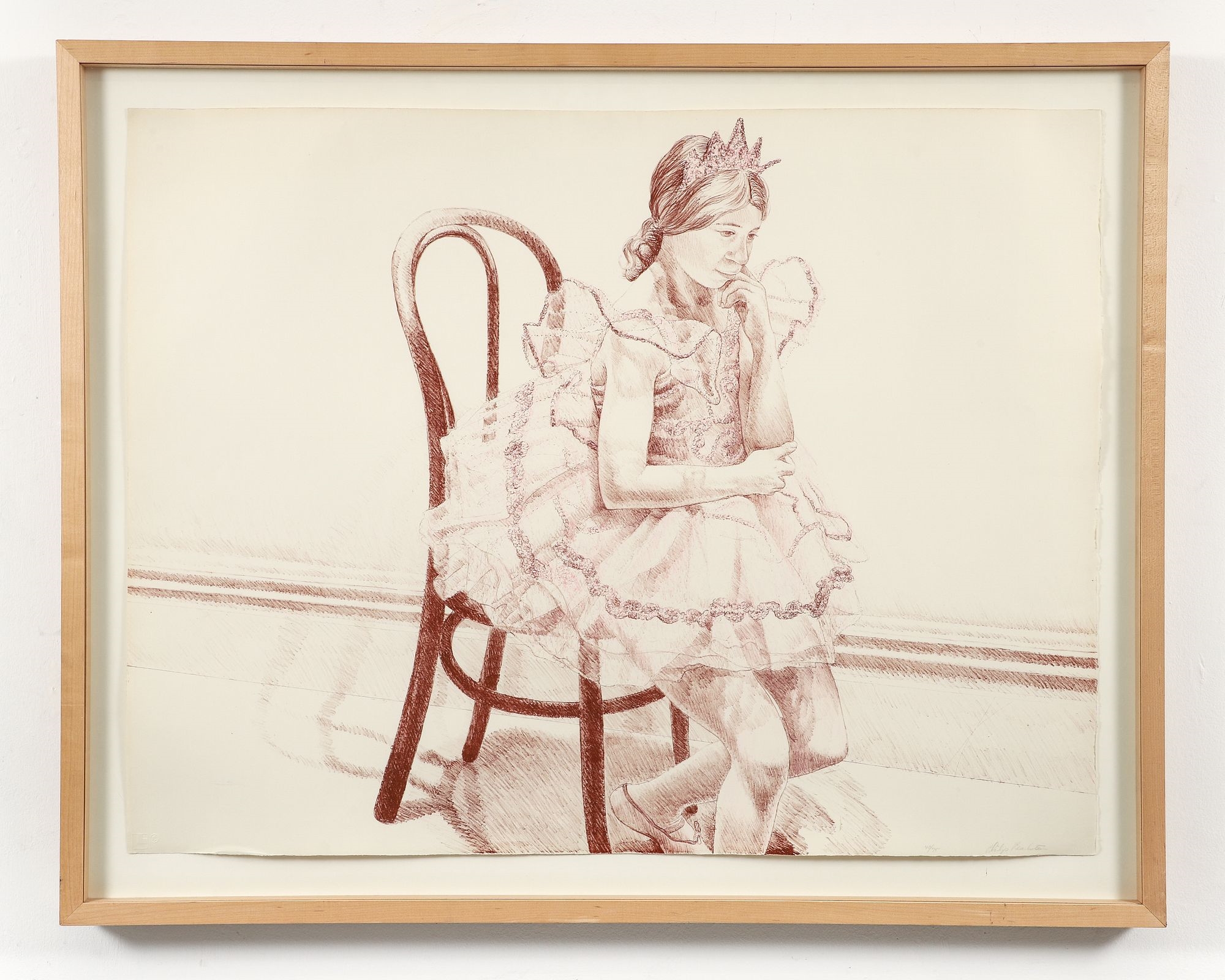 Philip Pearlstein | Ballerina with Chair | MutualArt