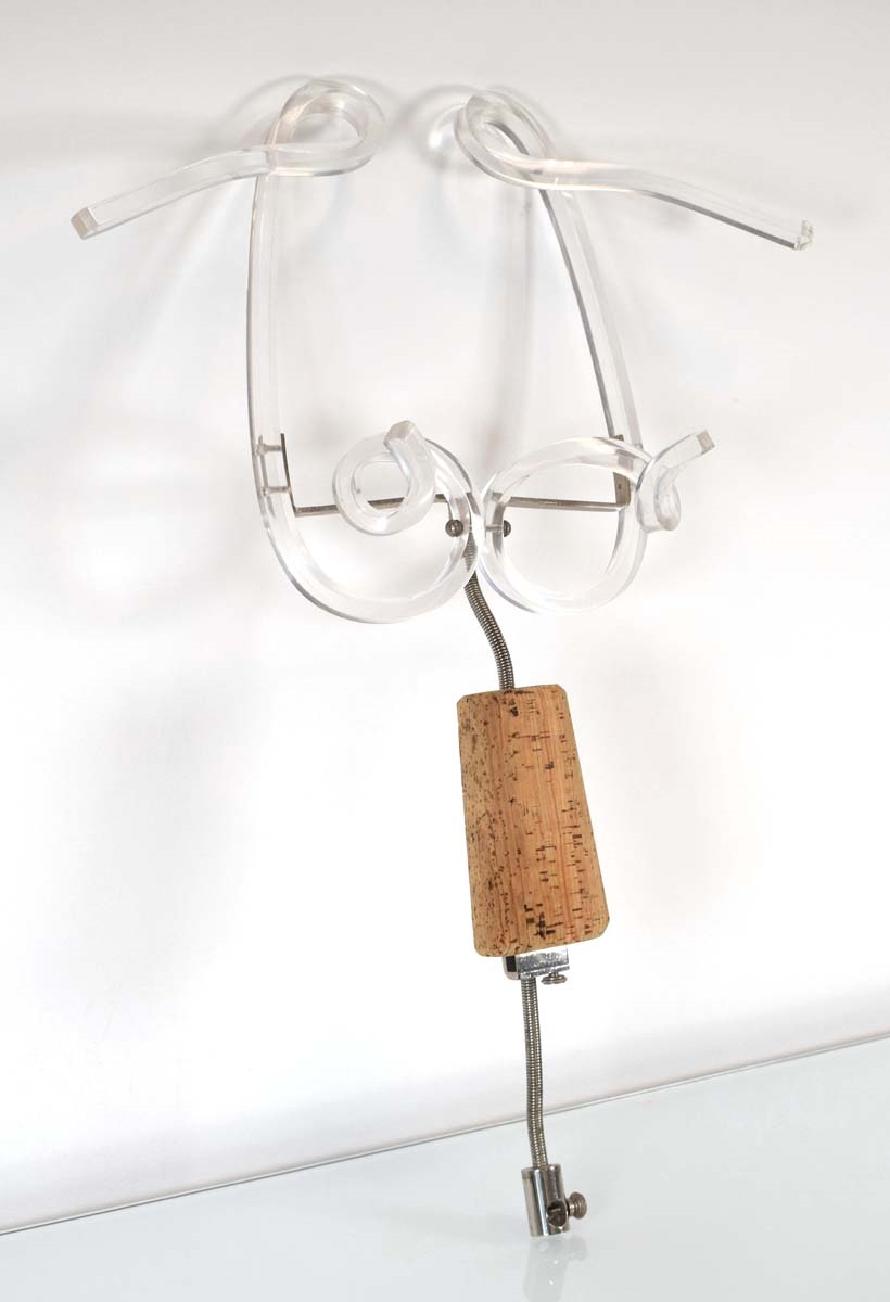 René Herbst | a modernist lucite and cork mannequin on a flex stem by ...