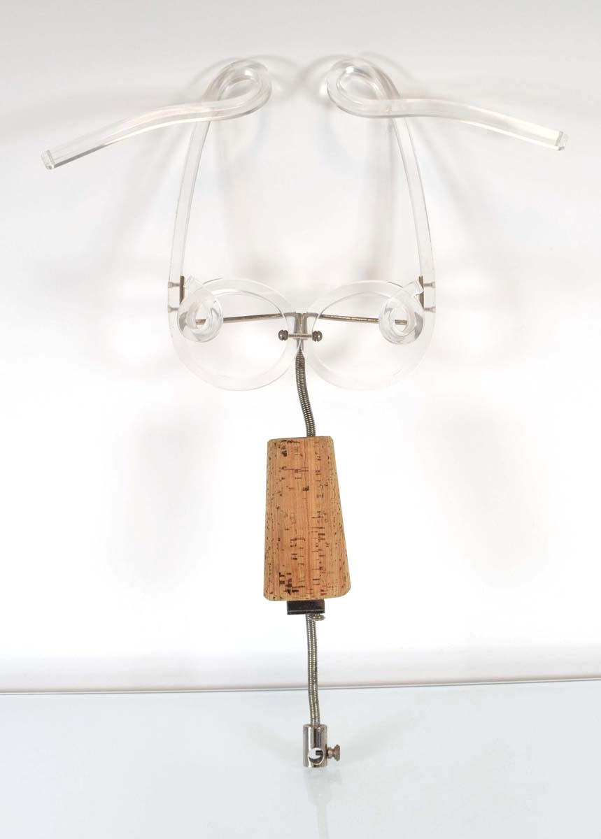 René Herbst | a modernist lucite and cork mannequin on a flex stem by ...