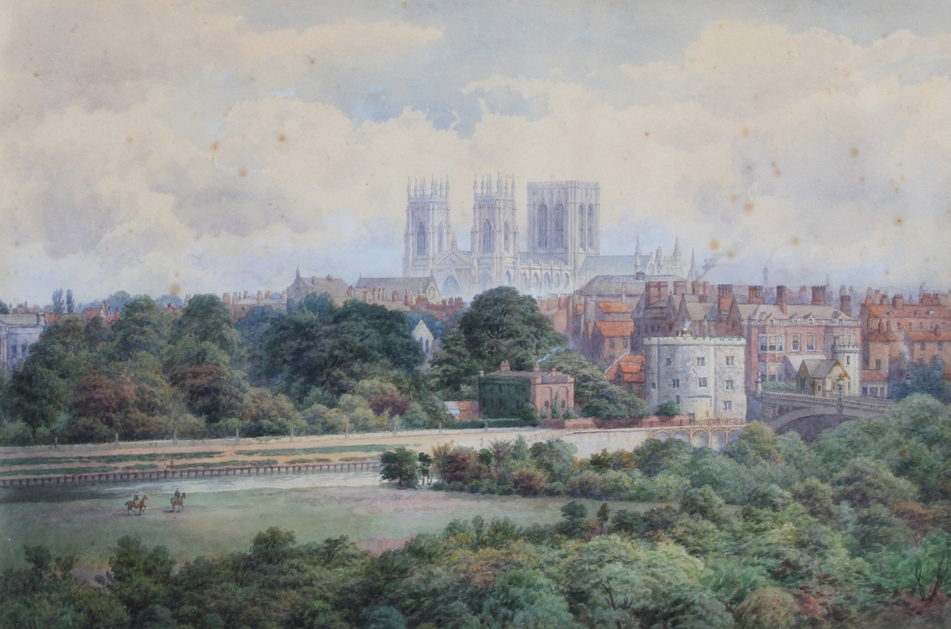 George Fall | Extensive panorama of York | MutualArt