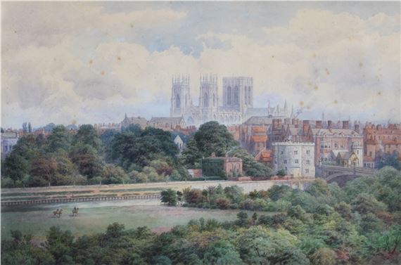 George Fall | Extensive panorama of York | MutualArt