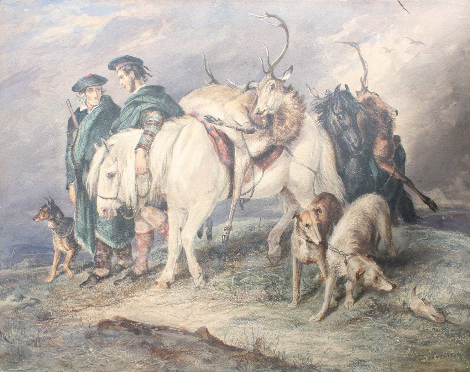 Edwin Landseer | Return from Stalking | MutualArt