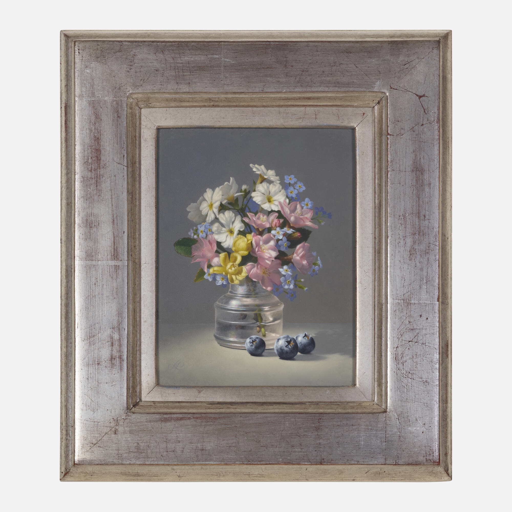 Al Proom | Old Ink Bottle with Blueberries (1987) | MutualArt