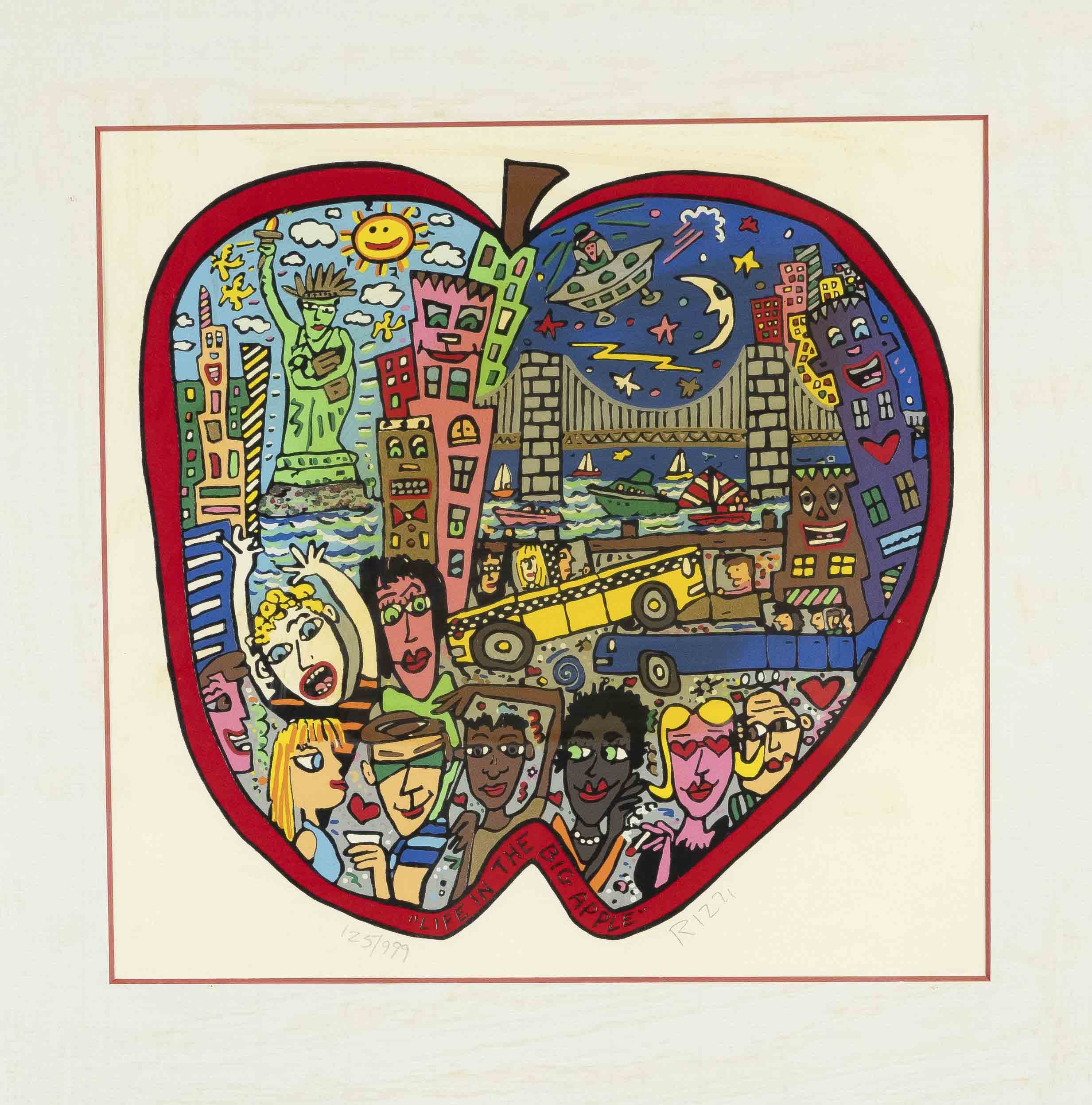 James Rizzi | Life in the big apple | MutualArt