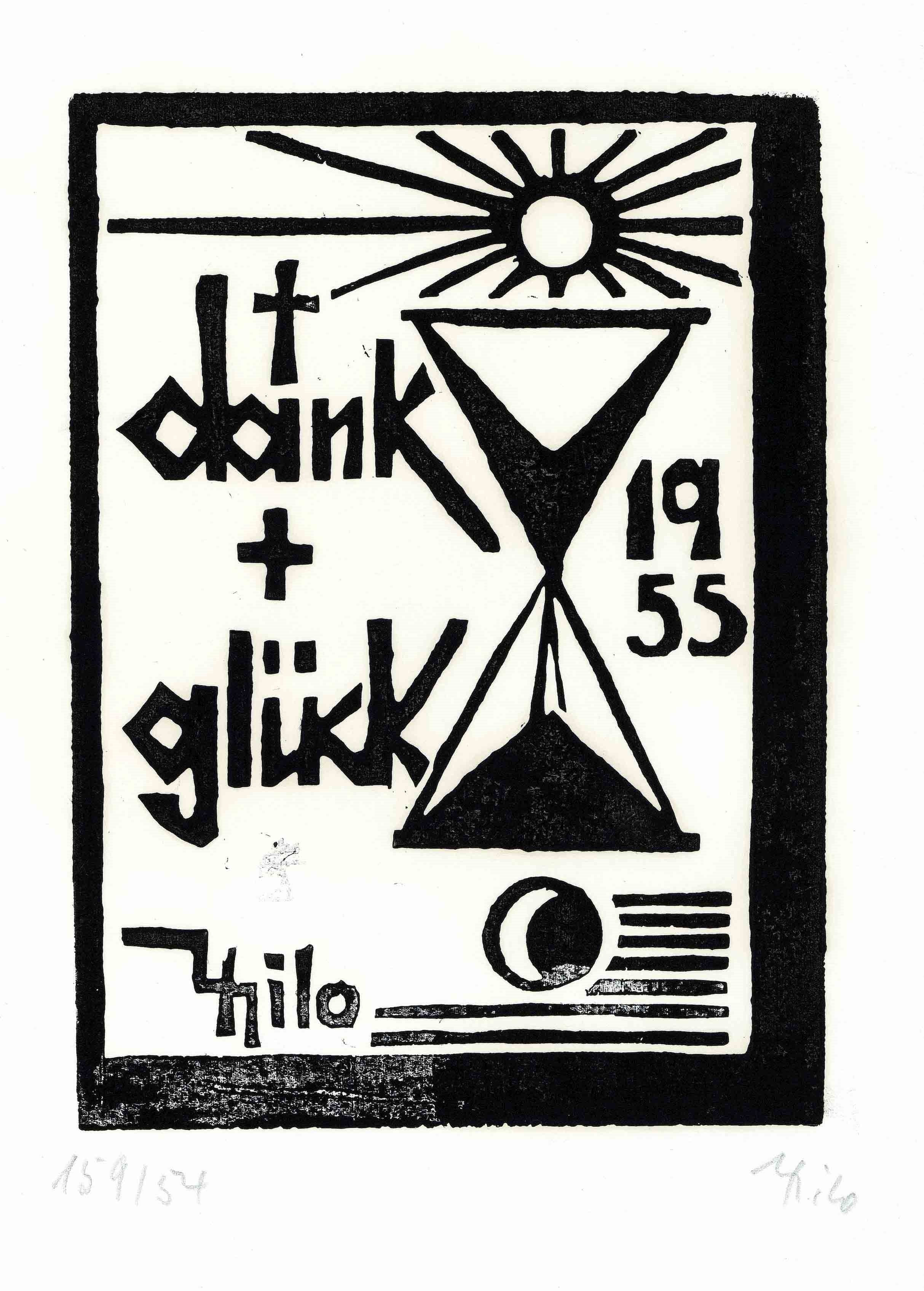 Thilo Maatsch | Set of 4 woodcuts with various abstract motifs | MutualArt