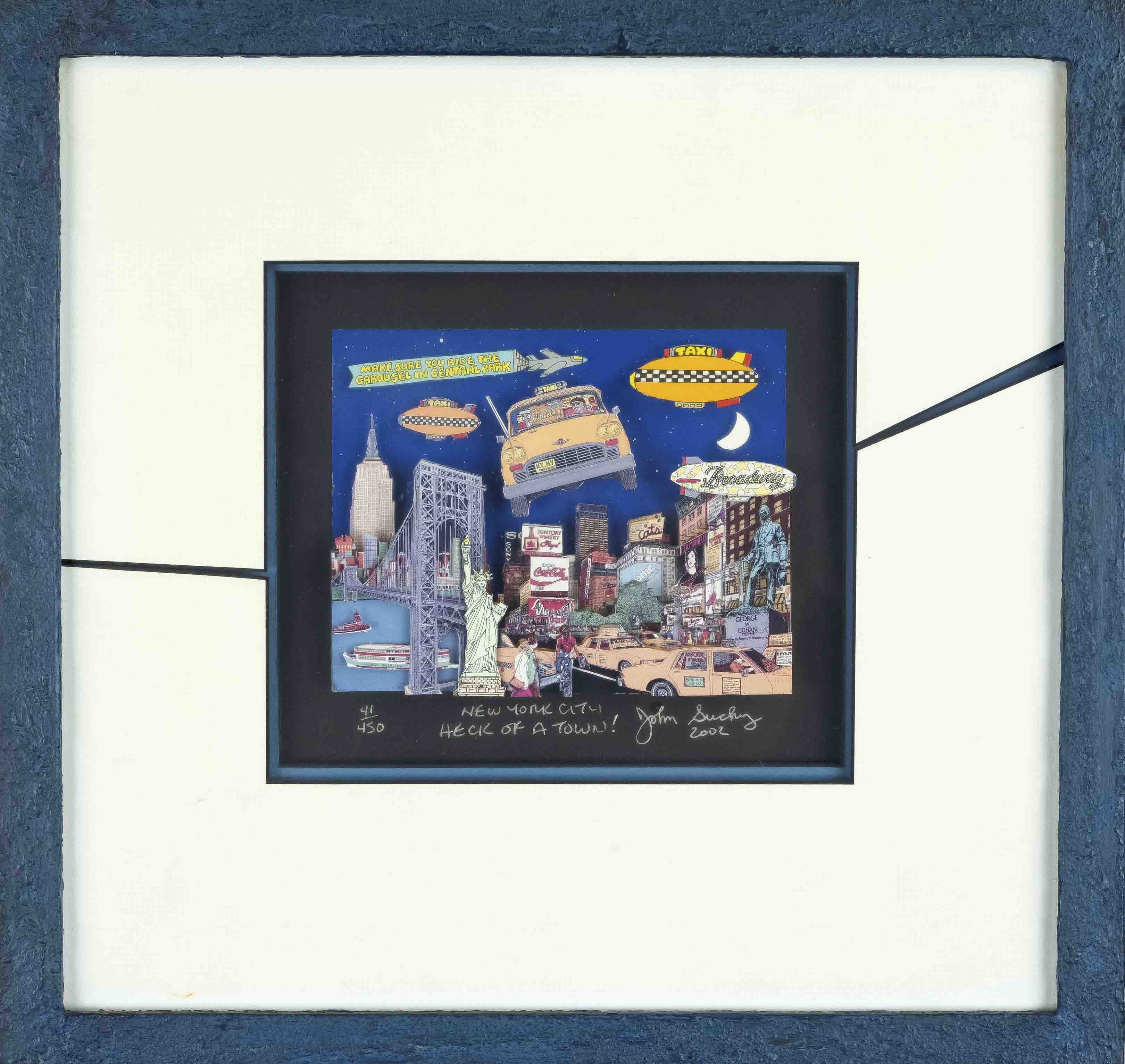 John Suchy | New York City heck of a town | MutualArt