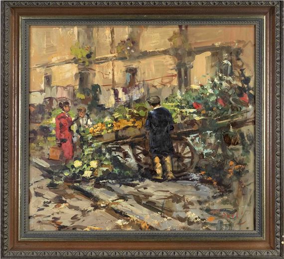 Franco Rispoli | Flower market | MutualArt