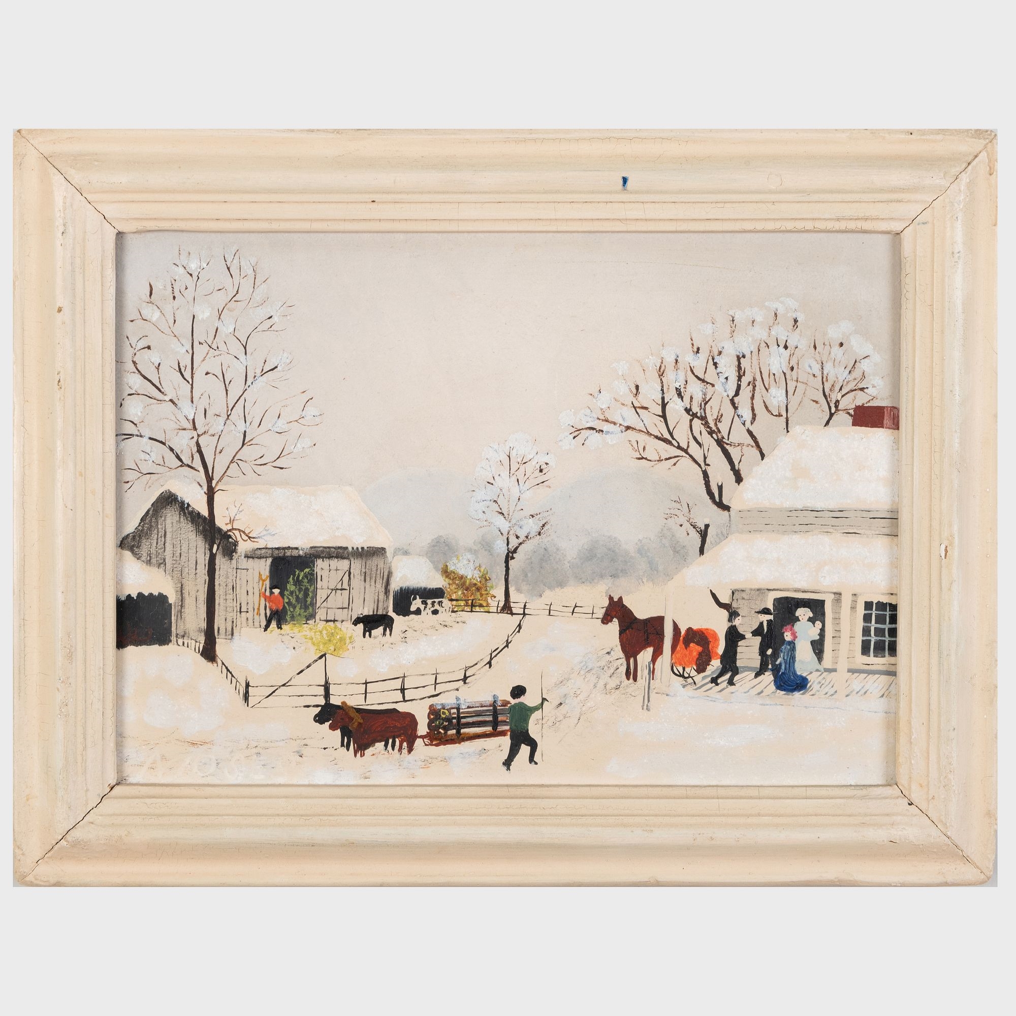 Grandma Moses | Home for Thanksgiving (1942) | MutualArt