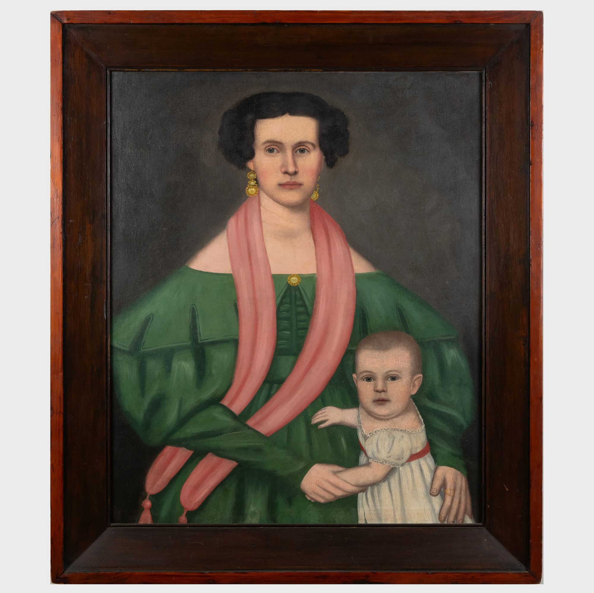 Erastus Salisbury Field | Portrait of Charles Ball Nye; and Portrait of ...