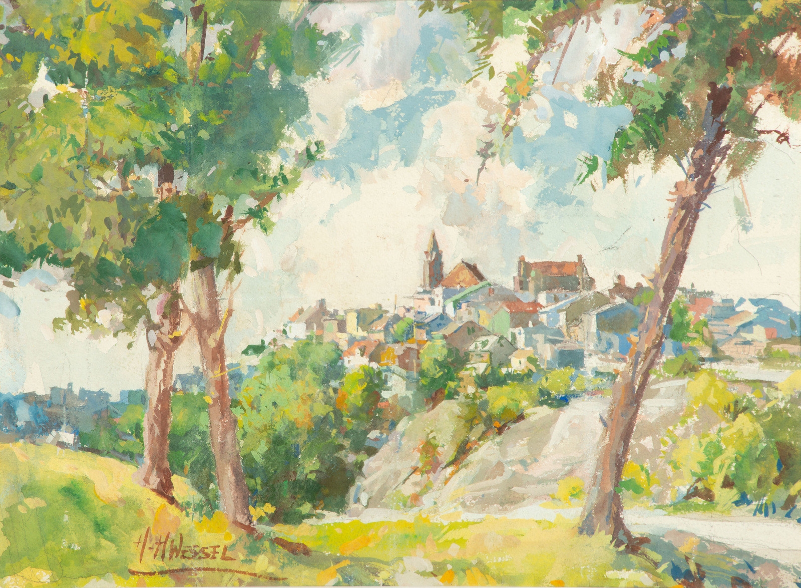 Herman H. Wessel | View of Mount Adams | MutualArt