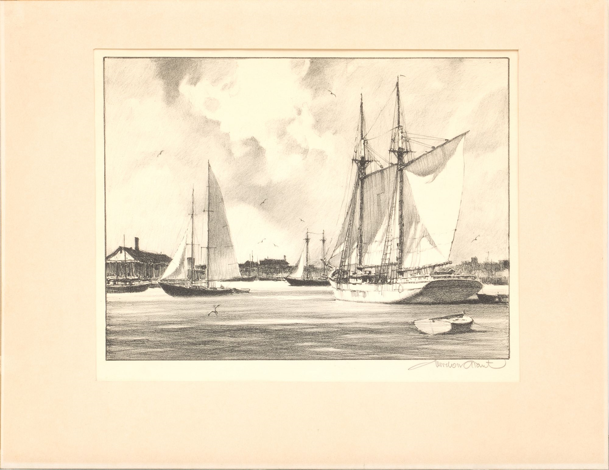 Gordon Grant | The Butterfly And The Ant (1949) | MutualArt