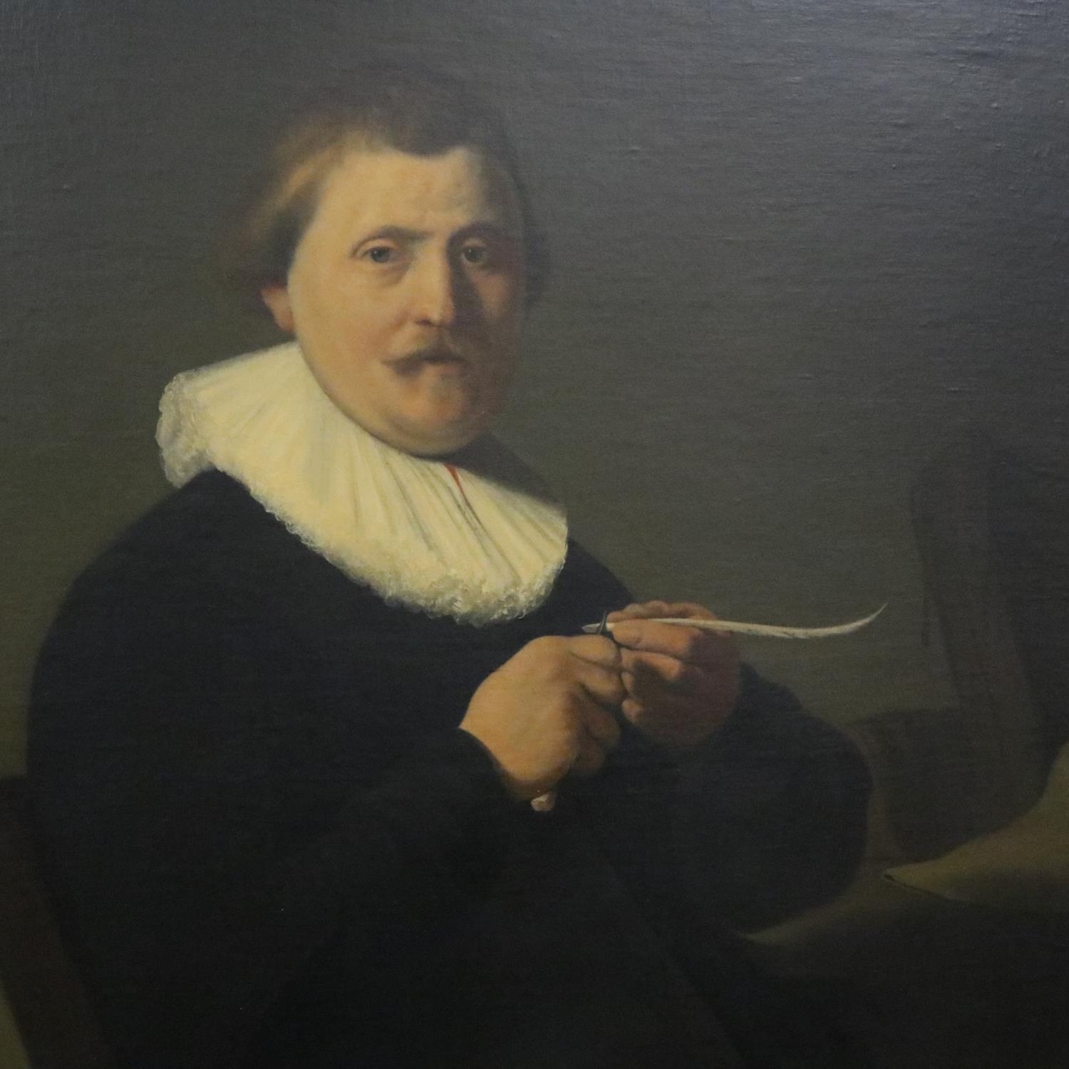 Rembrandt van Rijn | Man Sharpening A Quill (1632) | MutualArt