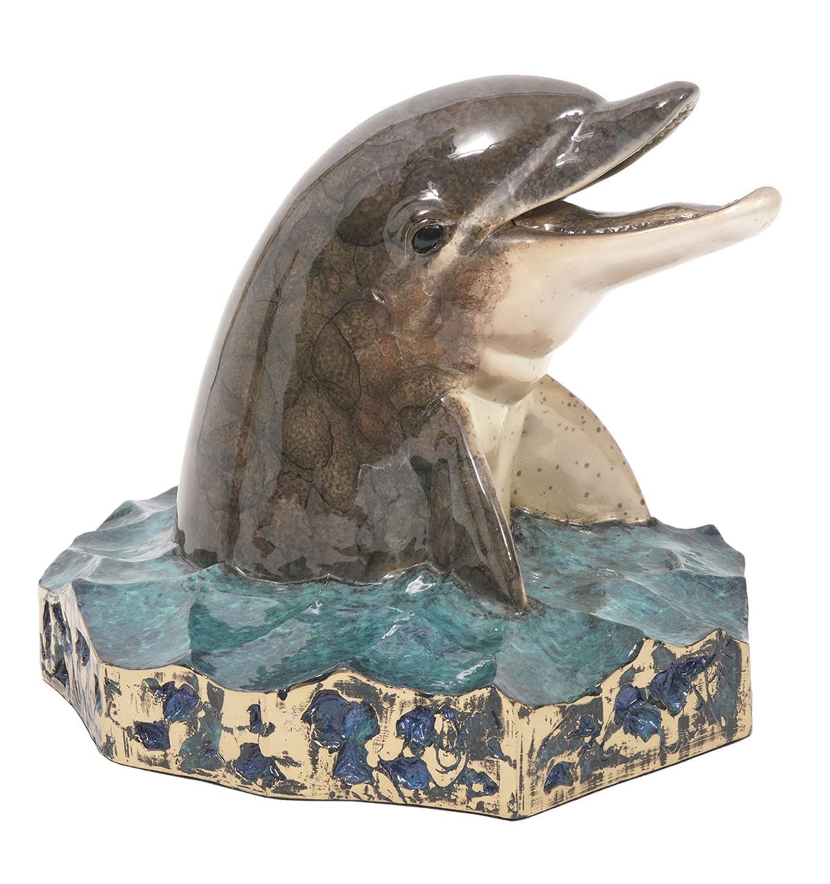 Robert Wyland | Robert Wyland Enameled Bronze Dolphin Ltd. Ed. | MutualArt
