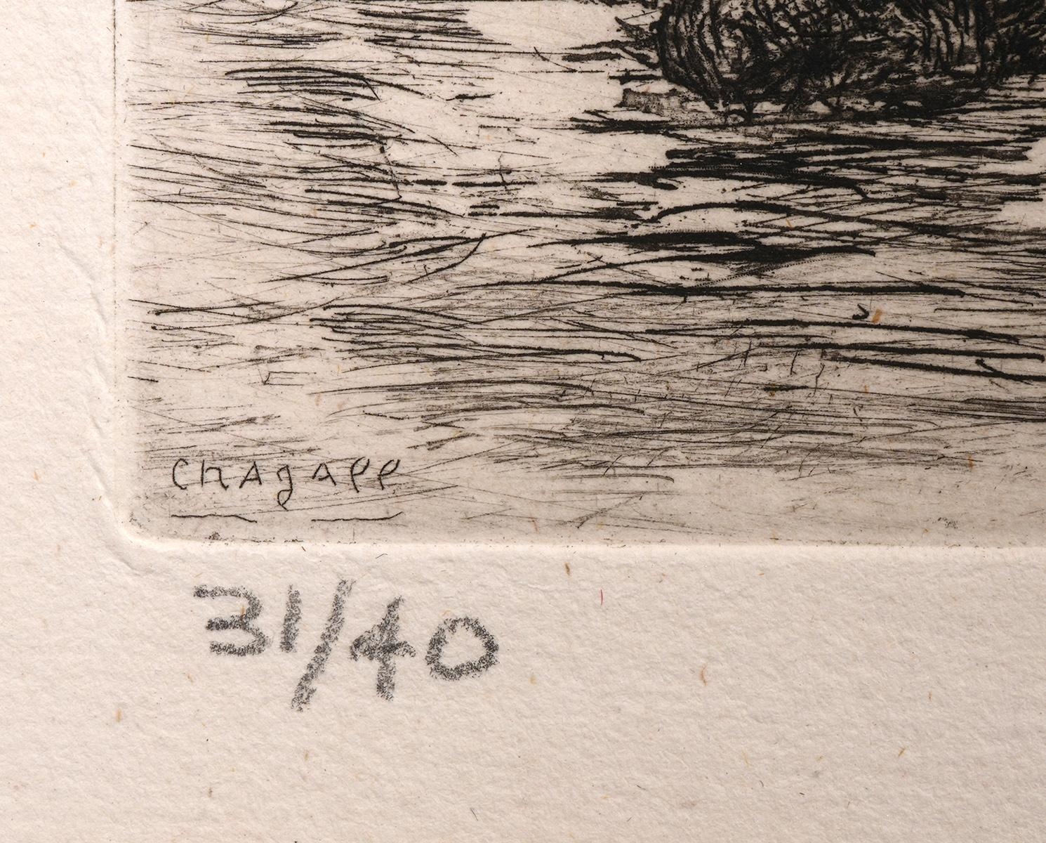 Marc Chagall | Marc Chagall Etching 'The Woman Drowned' | MutualArt