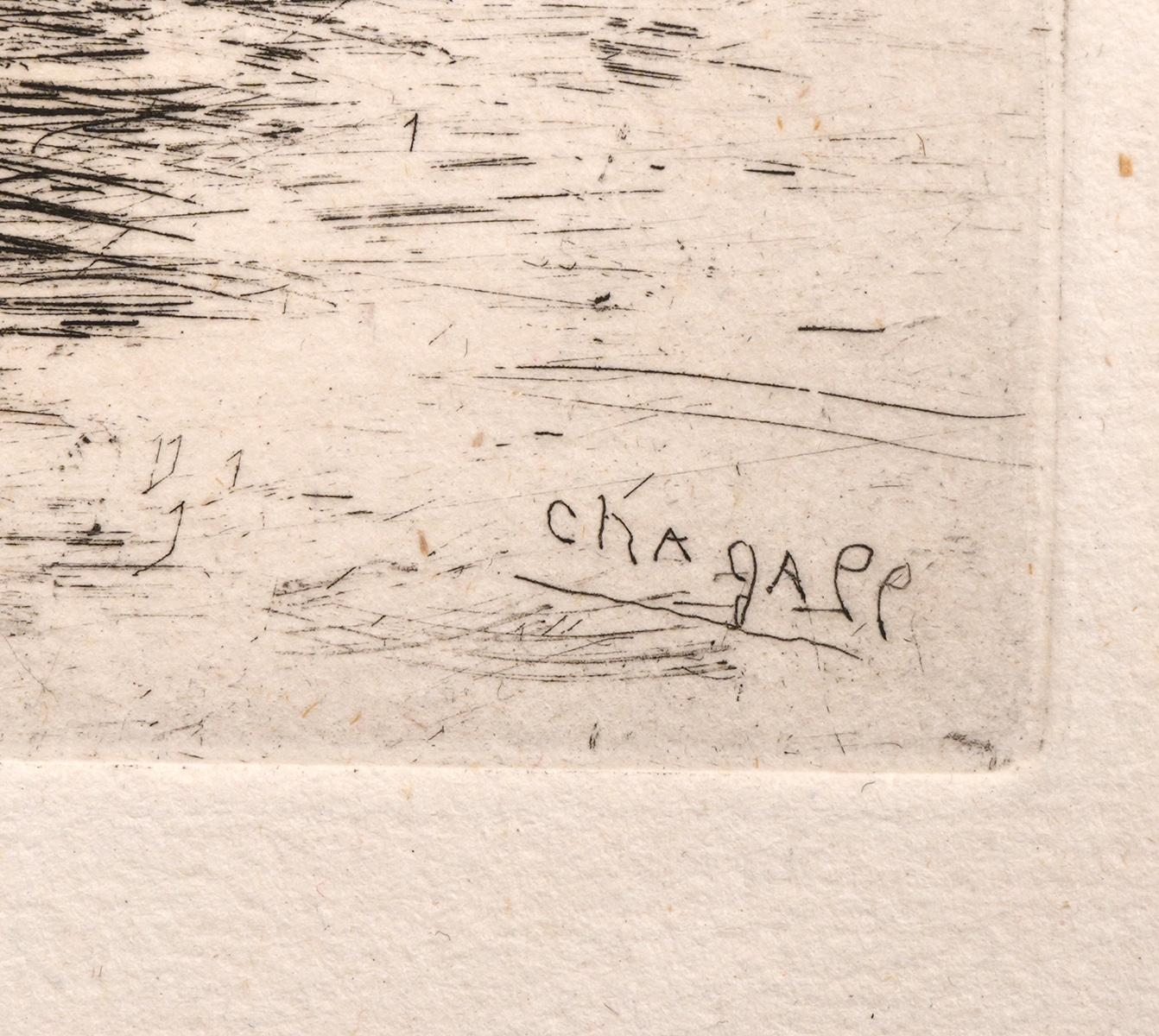 Marc Chagall | Marc Chagall Etching 'The Woman Drowned' | MutualArt