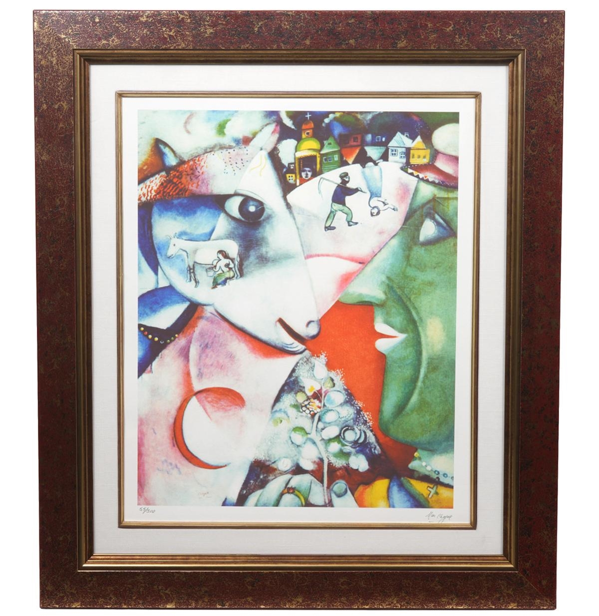 Marc Chagall | Marc Chagall - Don Quixote. Facsimile Signed Lithograph ...