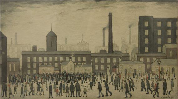Laurence Stephen Lowry | Matchstick figures | MutualArt