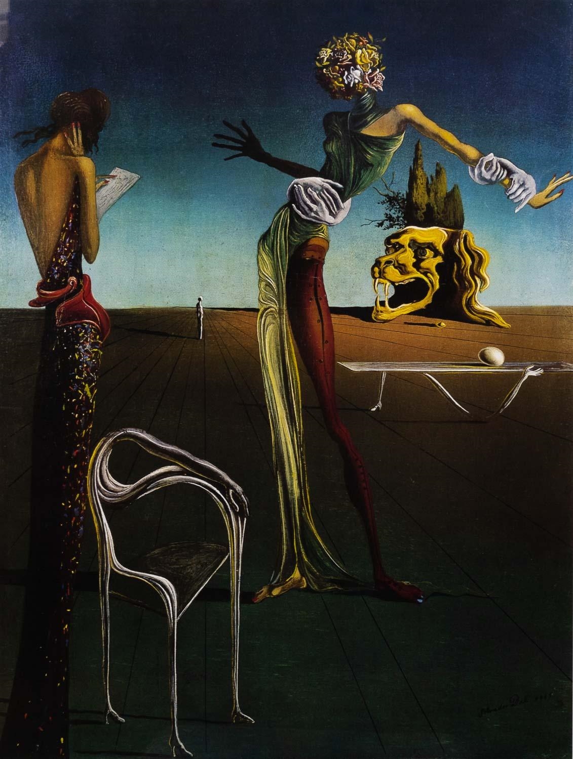 Salvador Dalí | Lady with Head of Flowers | MutualArt