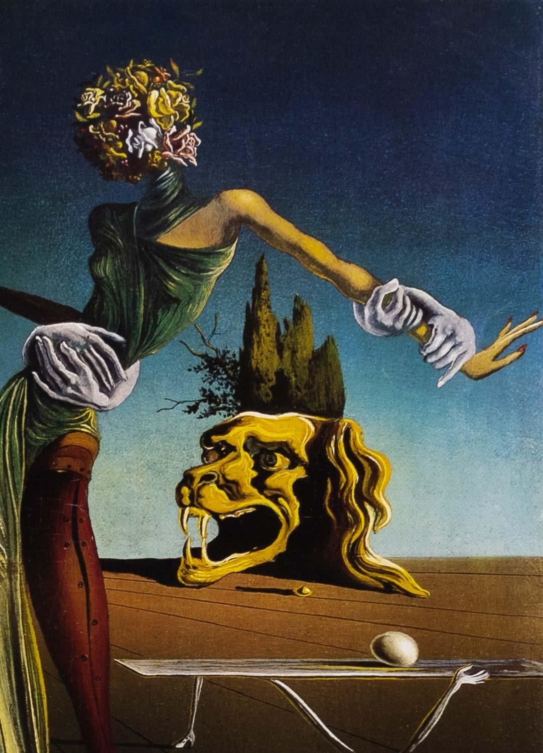 Salvador Dalí | Lady with Head of Flowers | MutualArt