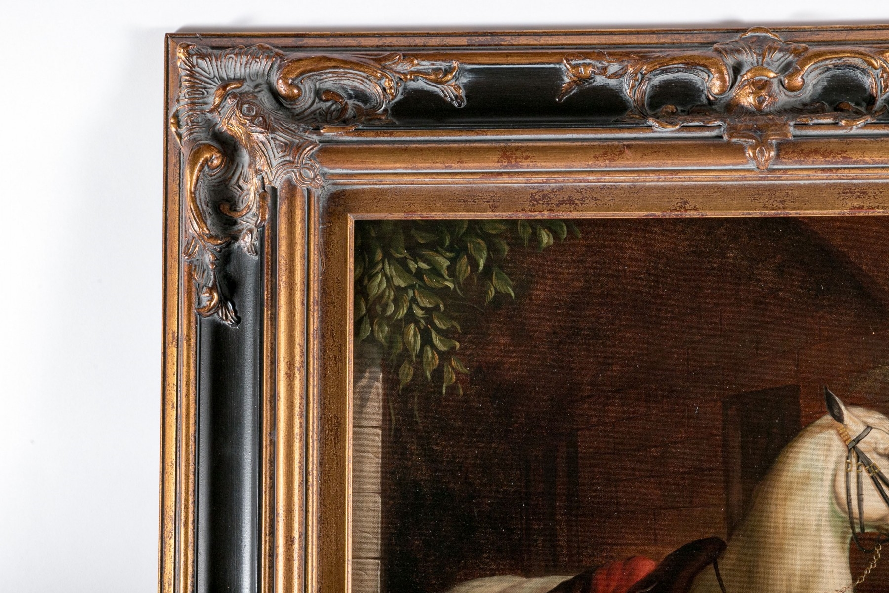 P. Wilson | Vintage Signed Oil On Canvas Depicting Horses | MutualArt