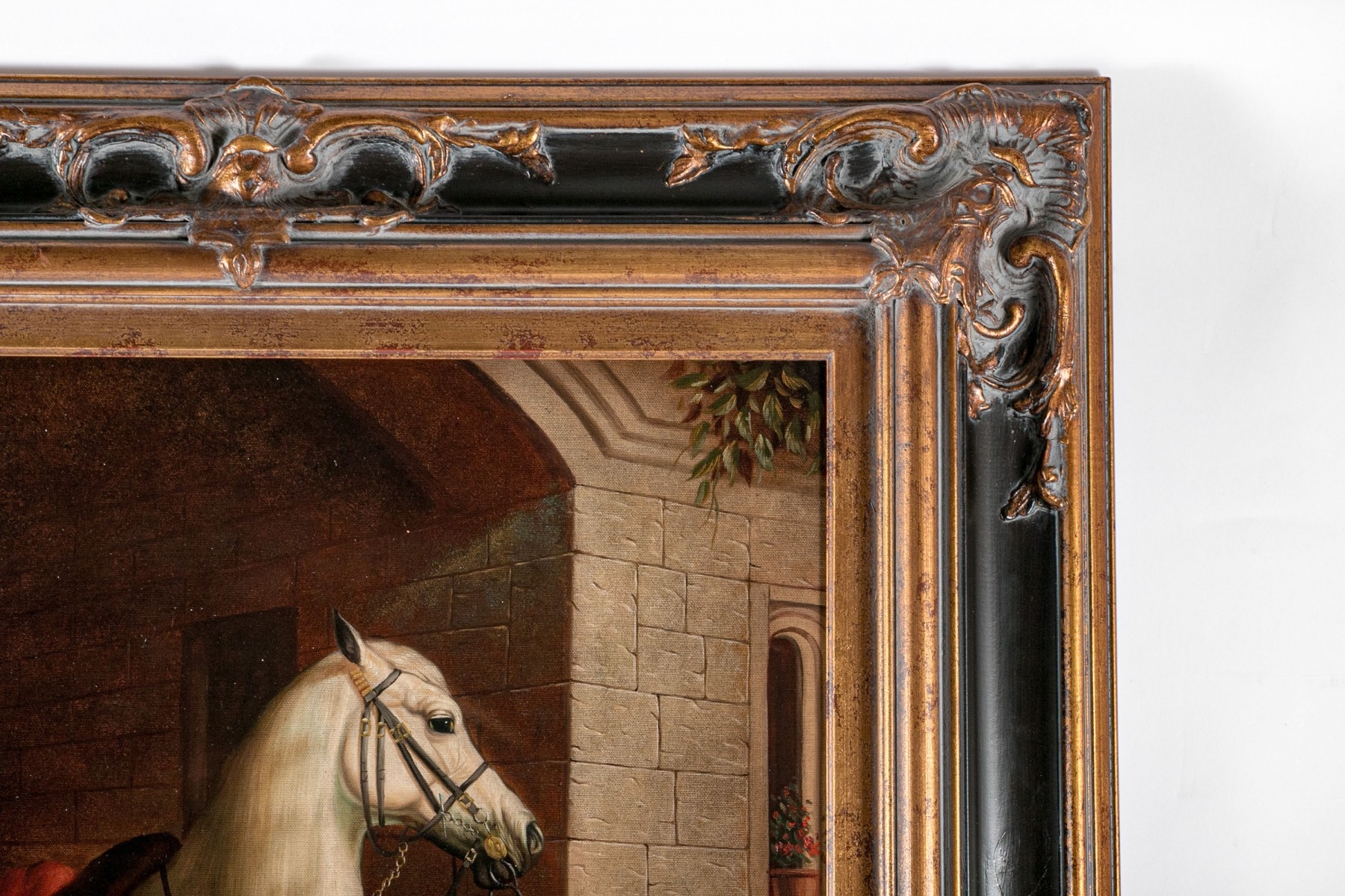 P. Wilson | Vintage Signed Oil On Canvas Depicting Horses | MutualArt