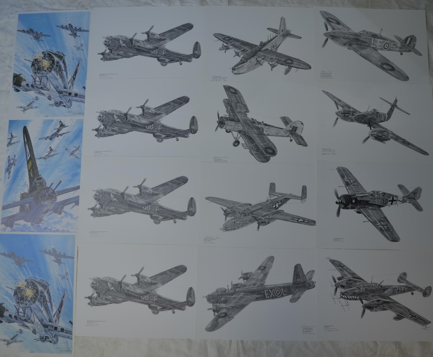 Geoff Pleasance | Collection of 33 World War II era related aviation ...