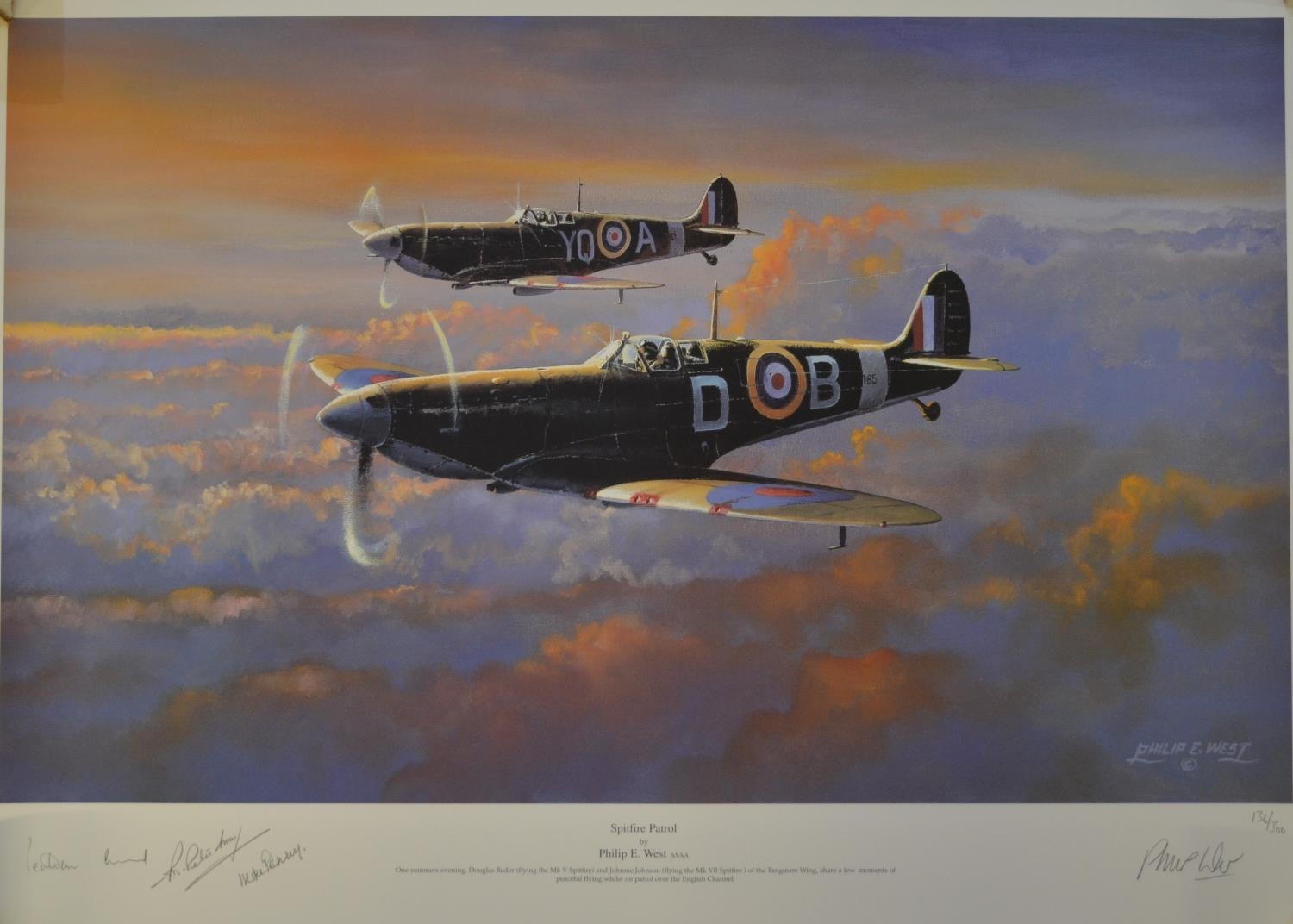 Philip E. West | Spitfire Patrol | MutualArt