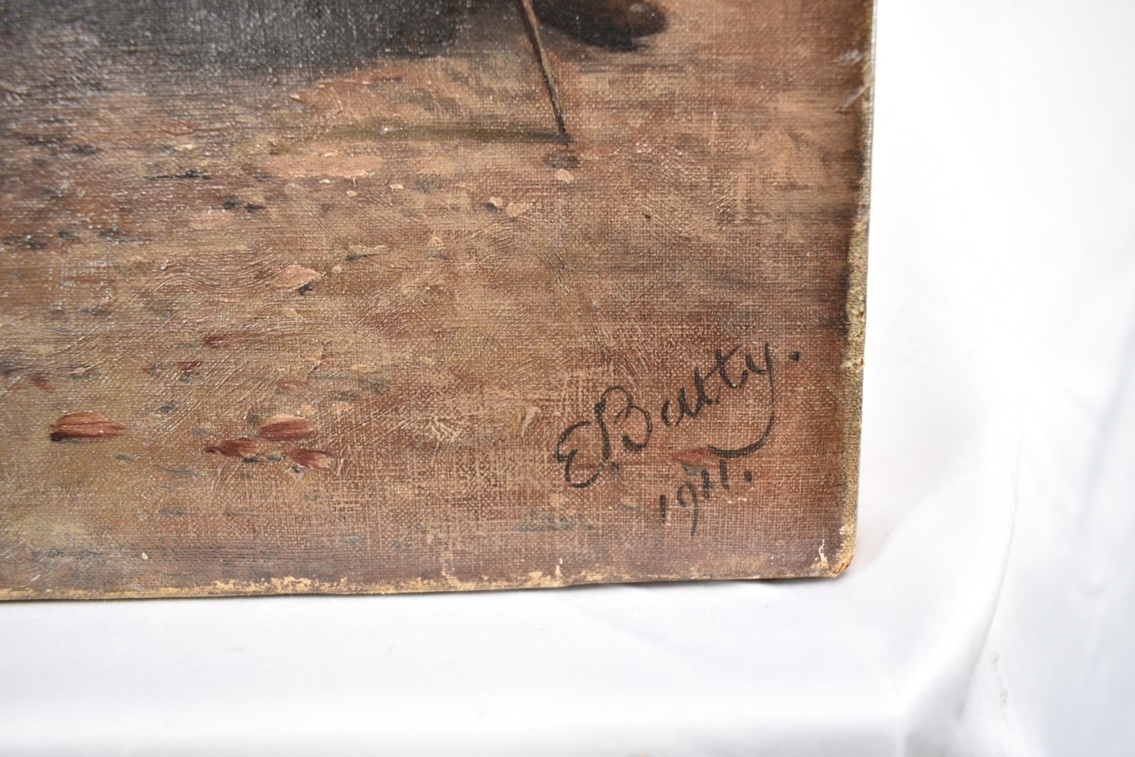 Edward Batty | Lady seated in a wooded dell (1916) | MutualArt