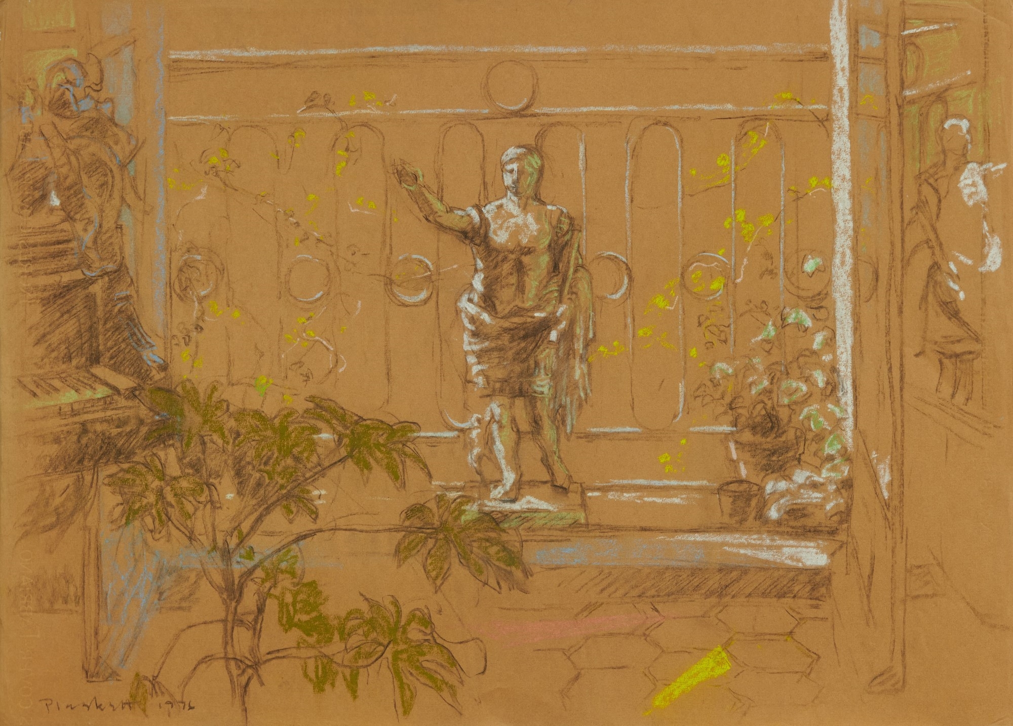 Joseph Francis Plaskett | View from the balcony (1976) | MutualArt