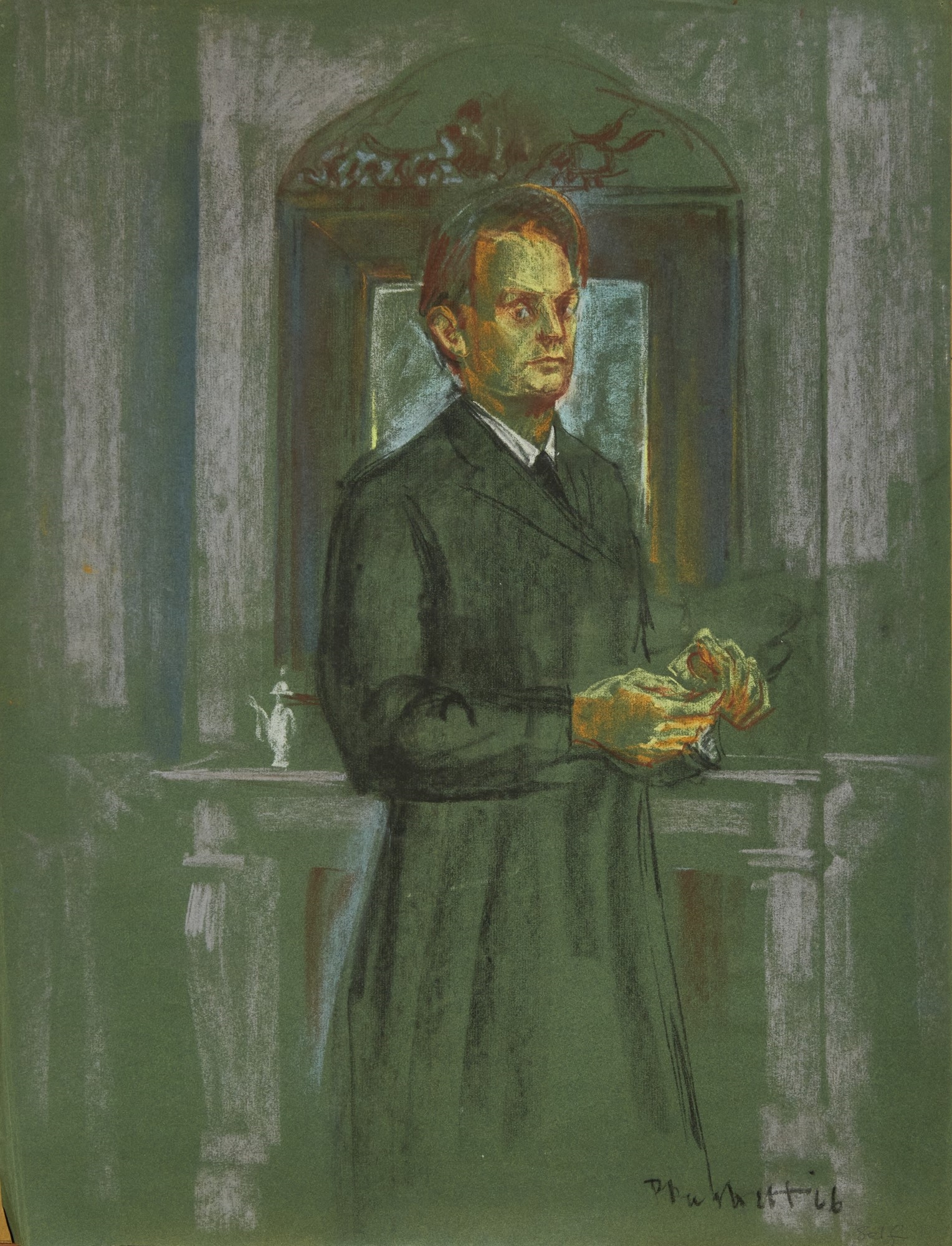 Joseph Francis Plaskett | Portrait of a Standing Man (66) | MutualArt