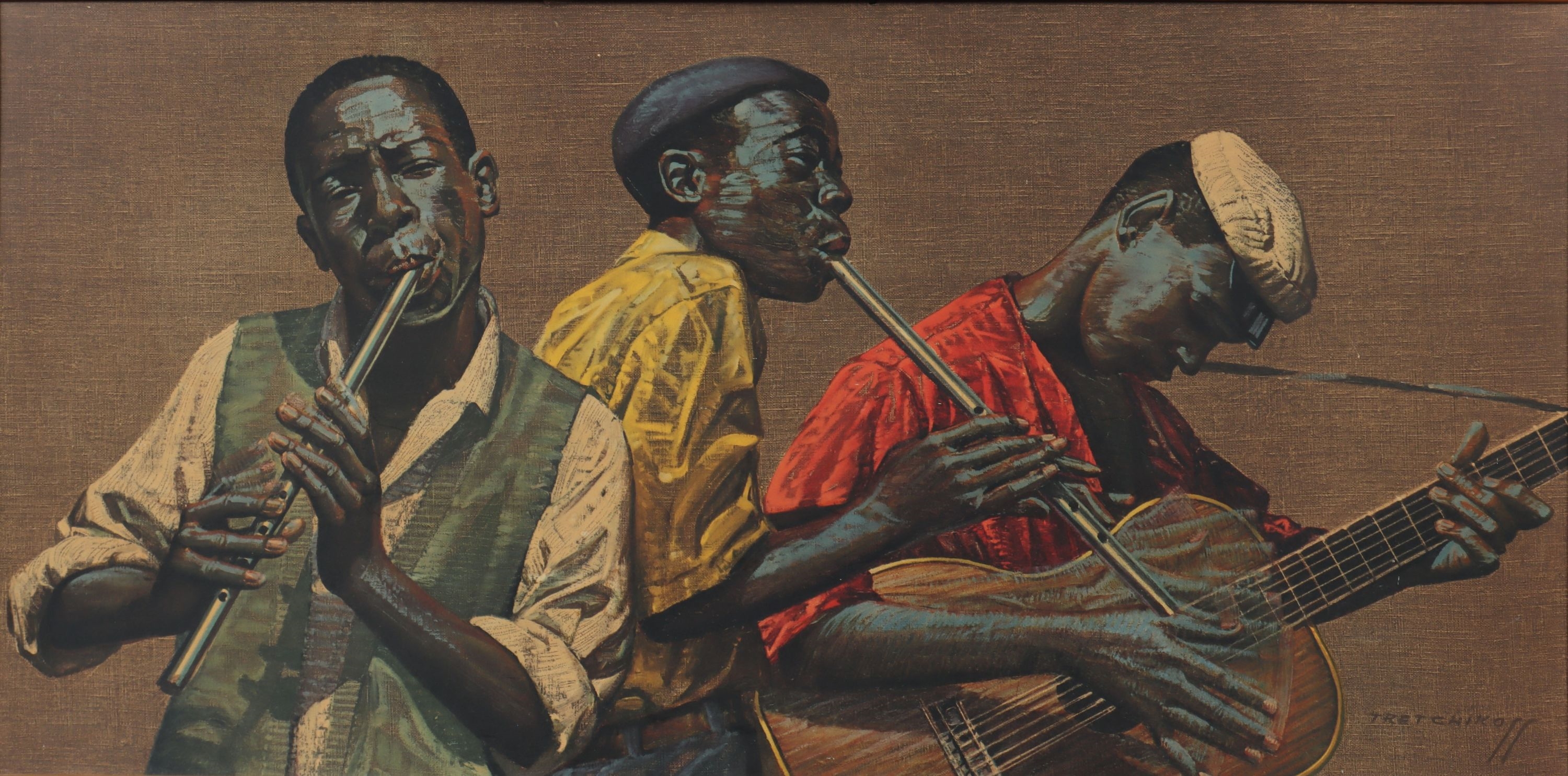 Vladimir Tretchikoff | The Penny Whistlers | MutualArt