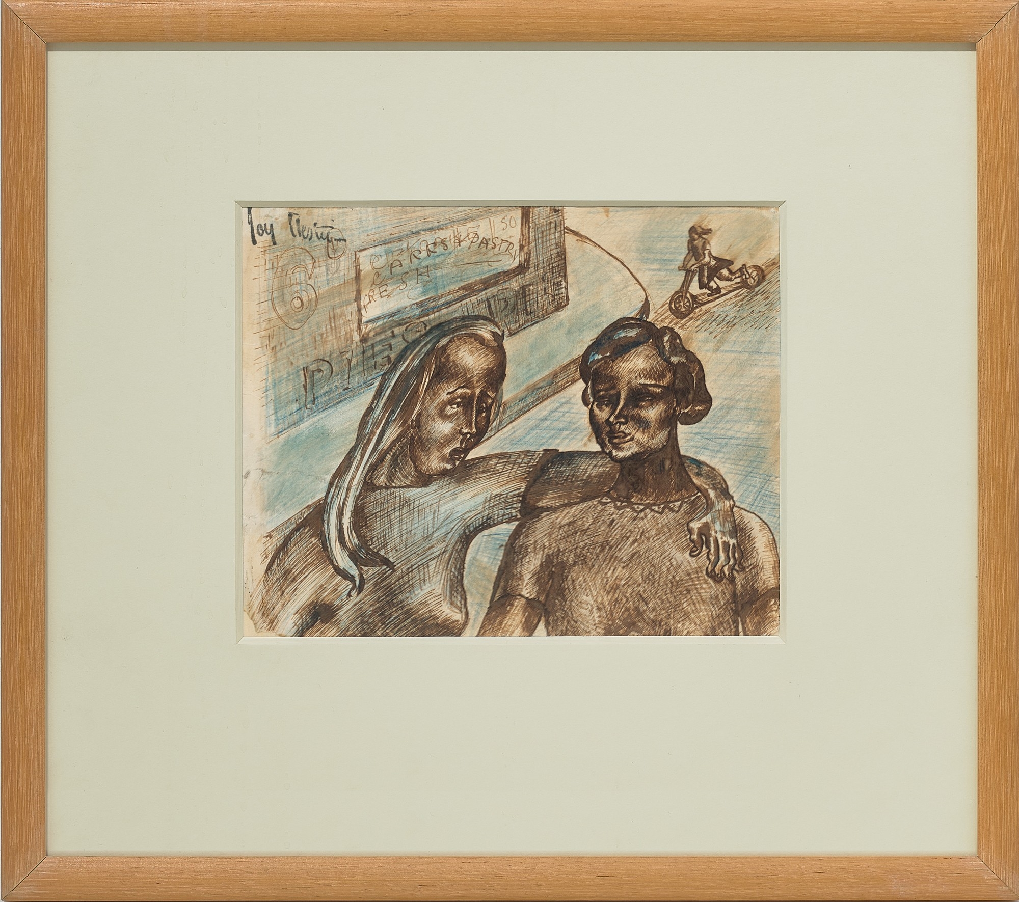 Joy Hester | STREET SCENE II | MutualArt