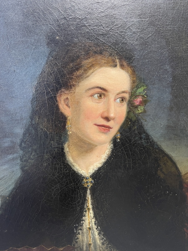 Spanish School, 19th Century | portrait of a Spanish lady wearing ...