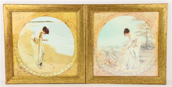 William Henry Margetson | The Sea Hath its Pearls and The Field Hath ...