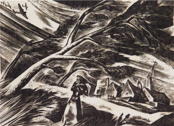 Lynd Ward | Rising Storm (1939) | MutualArt