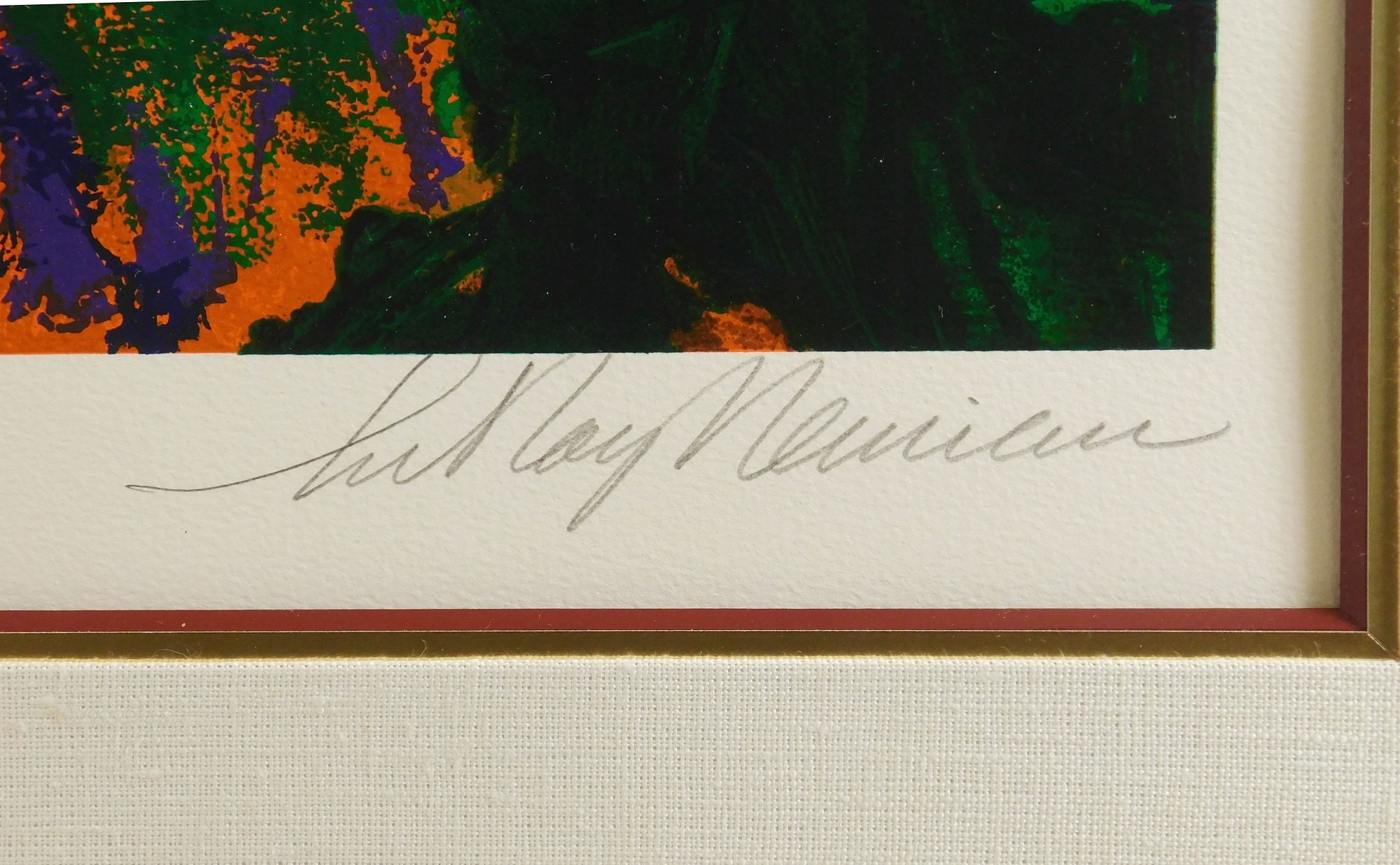 LeRoy Neiman | Portrait of The Lion | MutualArt