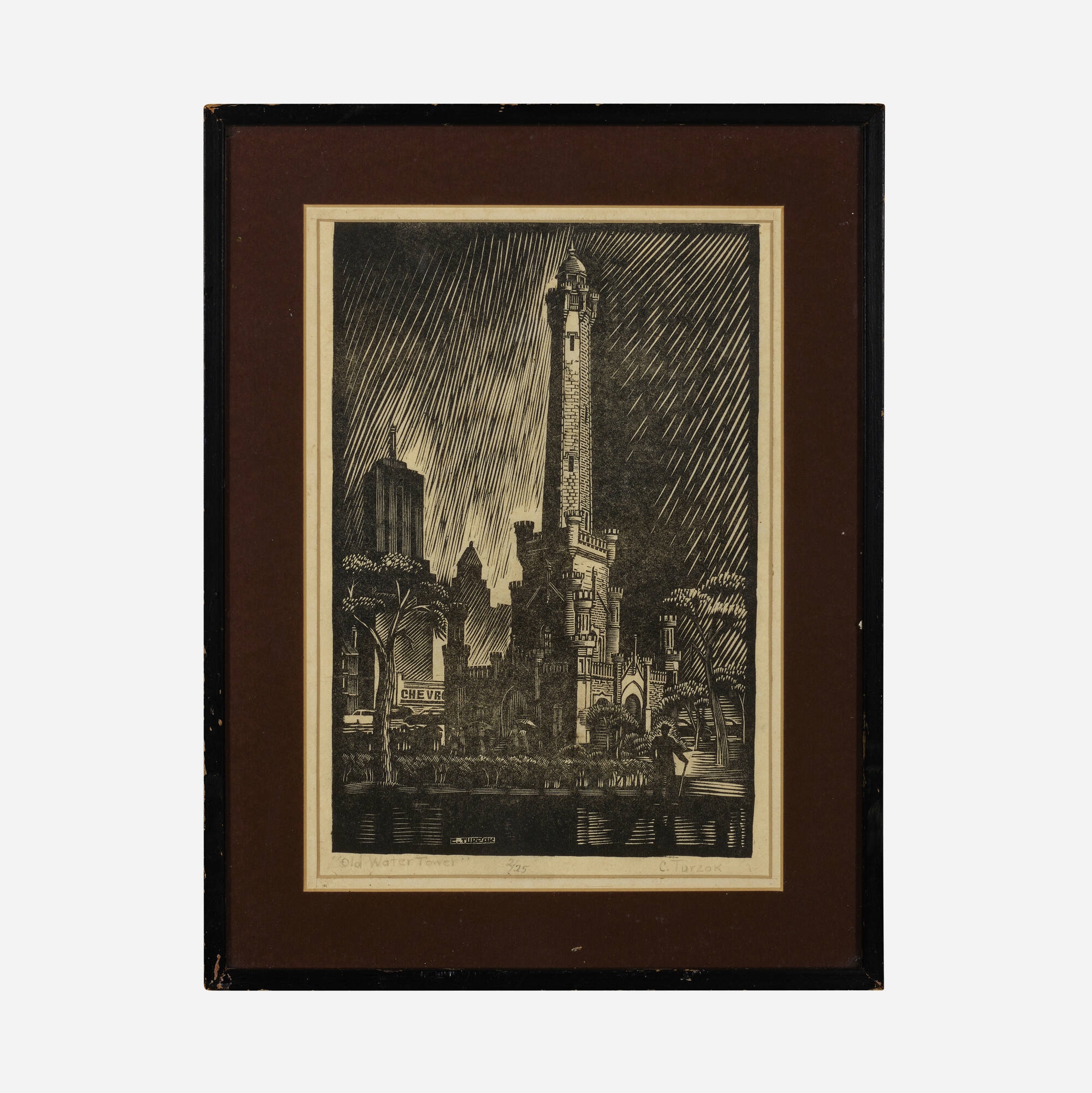 Charles Turzak | Old Water Tower (Chicago) (1927) | MutualArt
