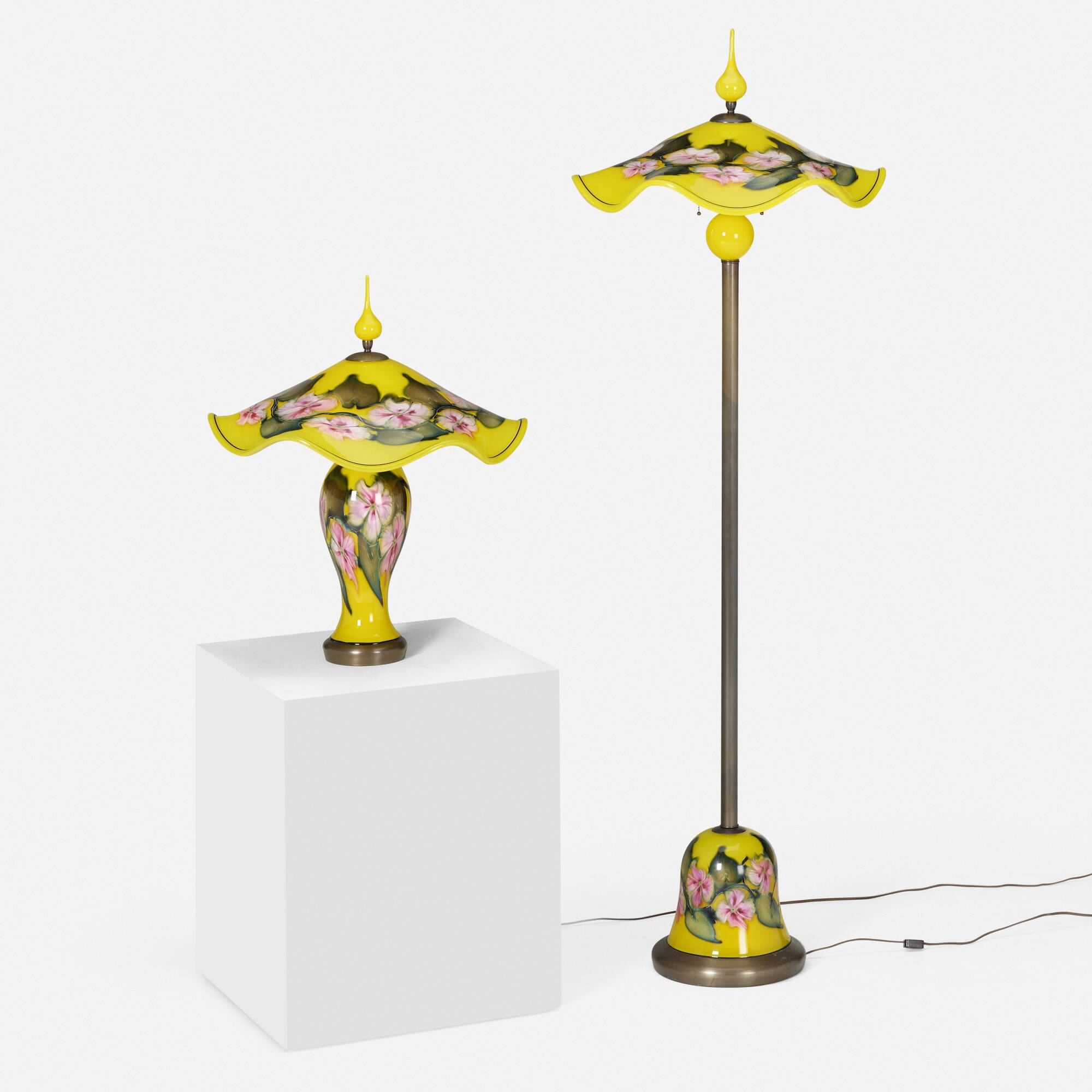 Charles Lotton | Multi Flora lamps, set of two (2000) | MutualArt