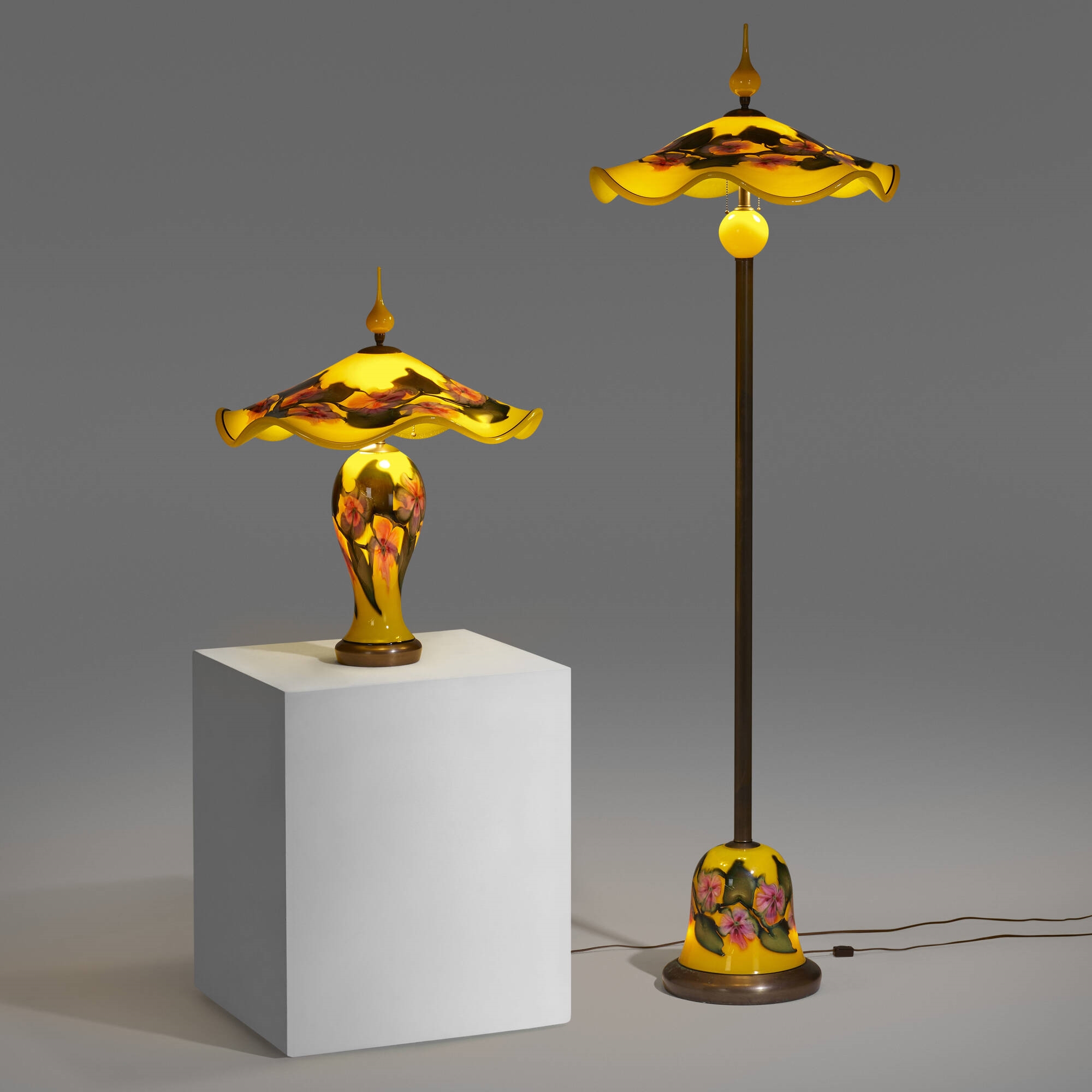 Charles Lotton | Multi Flora lamps, set of two (2000) | MutualArt