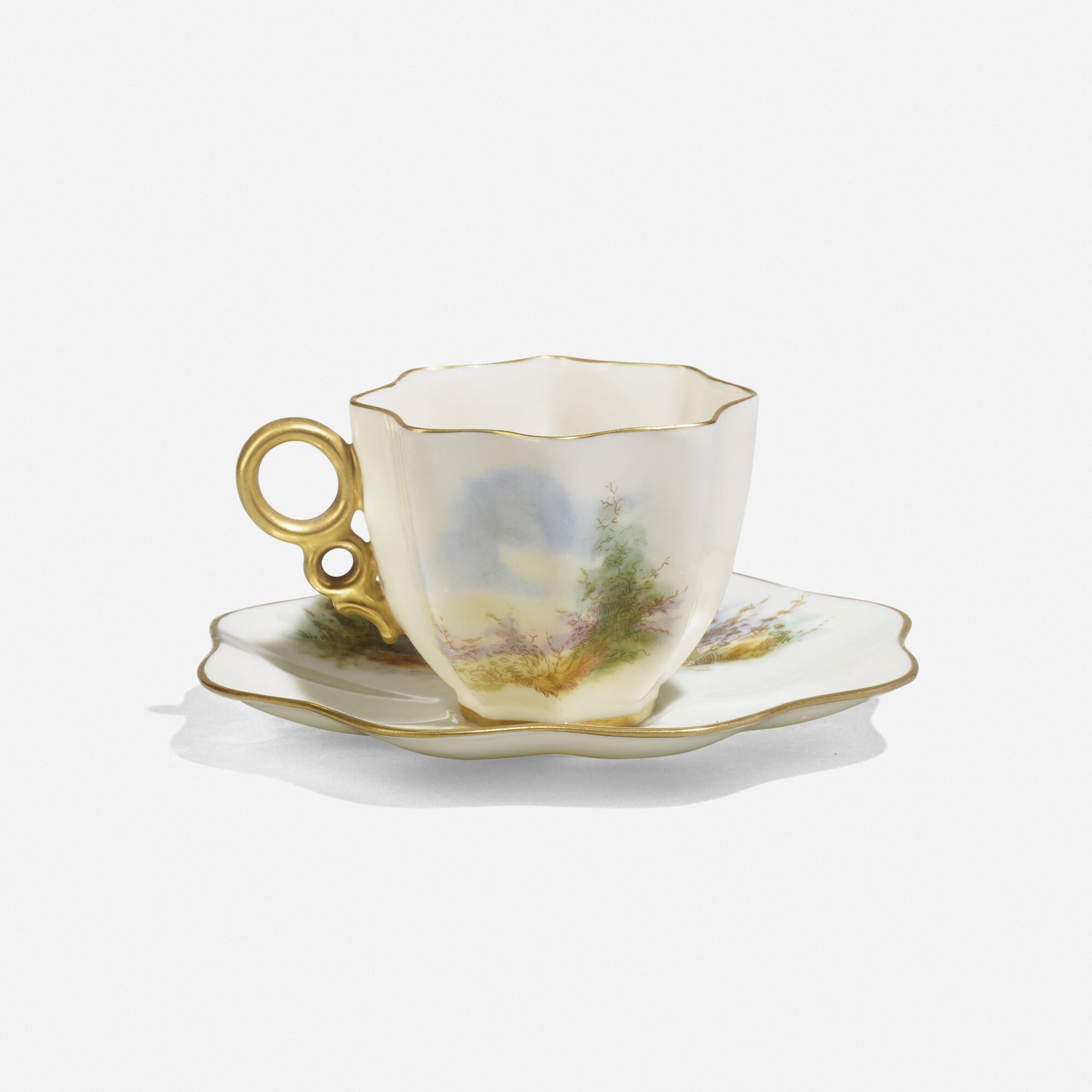 Palmer Cox | Demitasse cup and saucer with the Brownies (1889 - 1906 ...