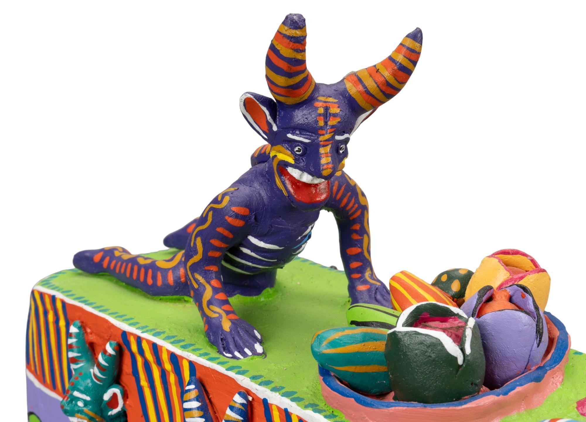 Mexican School | Pair of Mexican Ocumichu Diablitos | MutualArt