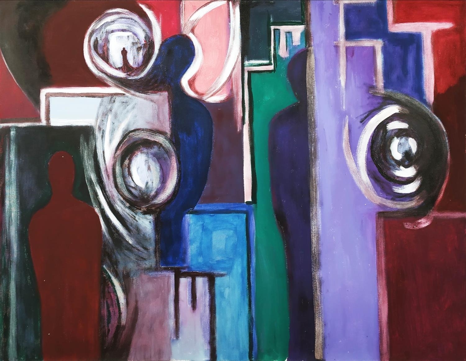 Adrian Dolan | Abstract with Figures | MutualArt