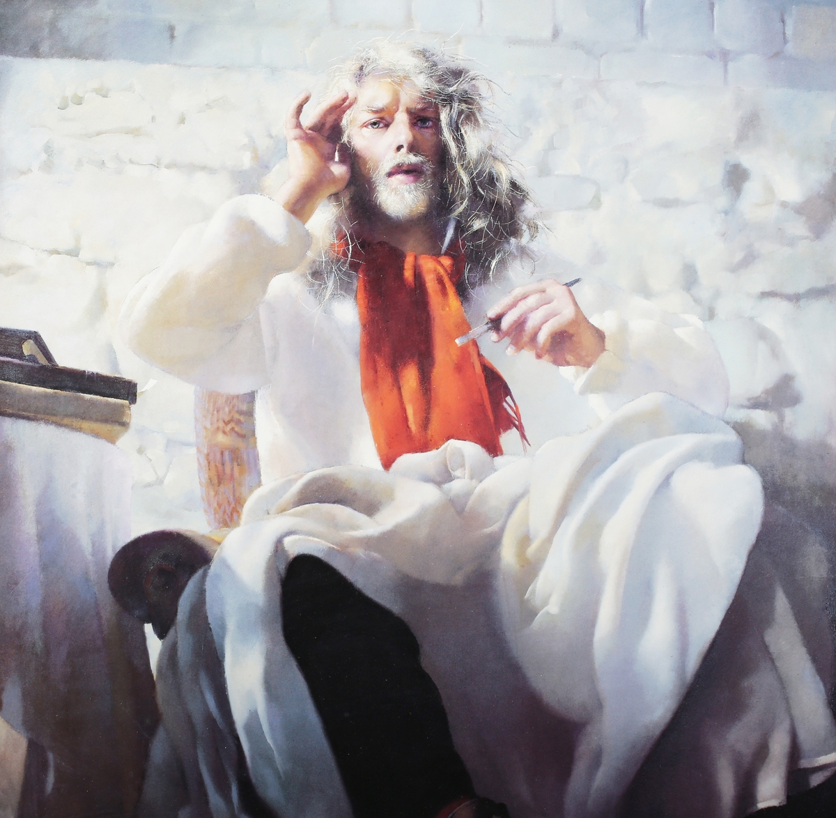Robert Lenkiewicz | SELF PORTRAIT WITH YANA | MutualArt