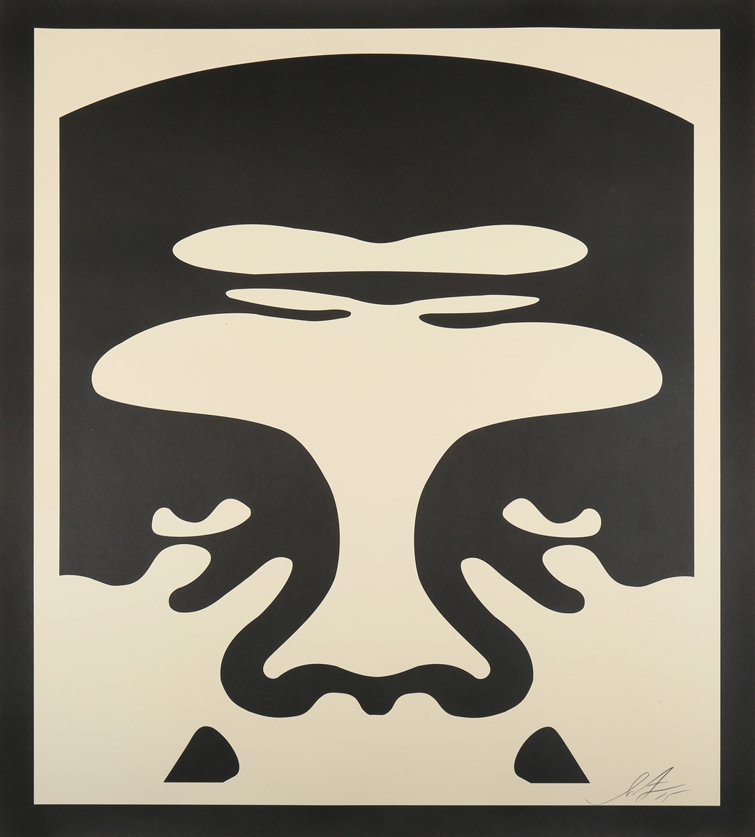 Shepard Fairey | Obey (Andre the Giant Stencil) (2015) | MutualArt