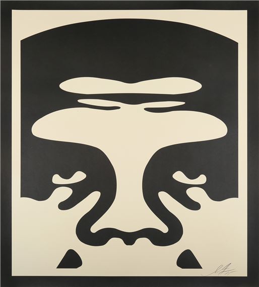 Shepard Fairey | Obey (Andre the Giant Stencil) (2015) | MutualArt