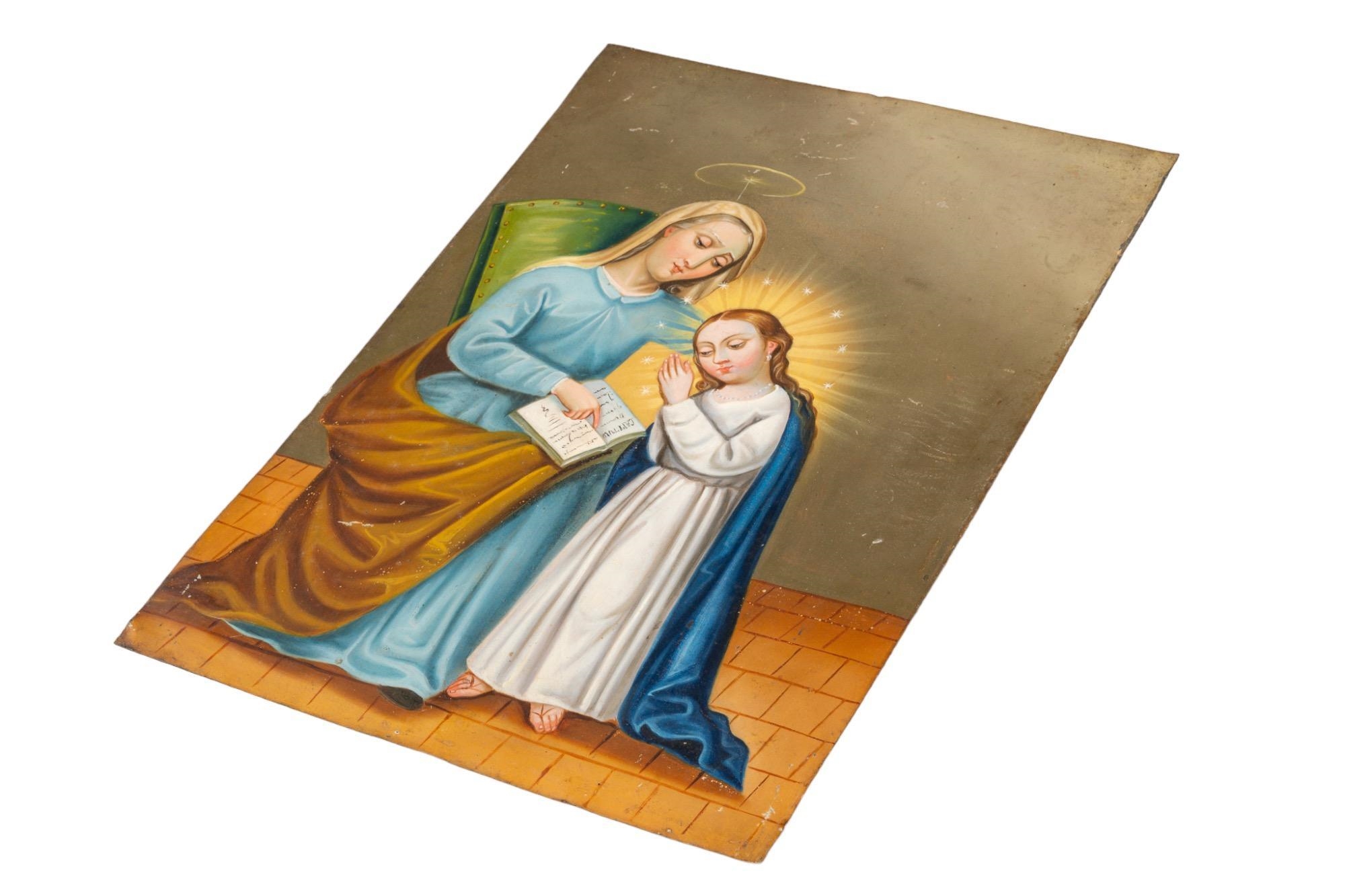 Mexican School, 19th Century | VIRGEN DOLOROSA CON LAS ARMA CHRISTI ...