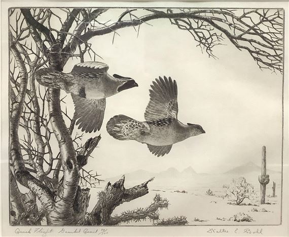 Walter E. Bohl | Quick Flight Gamble Quail | MutualArt