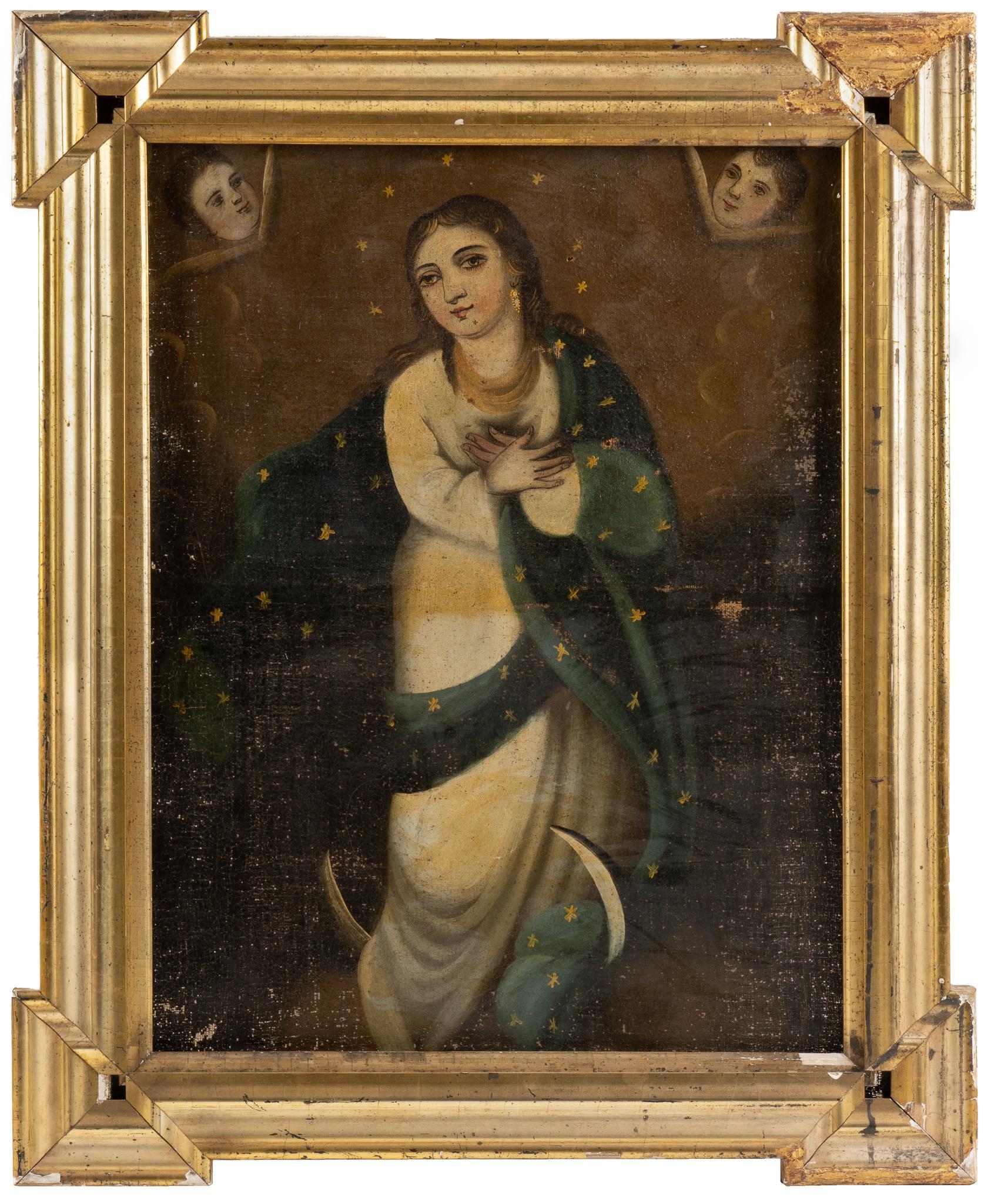 Spanish Colonial School | La Virgen del Apocalipsis | MutualArt