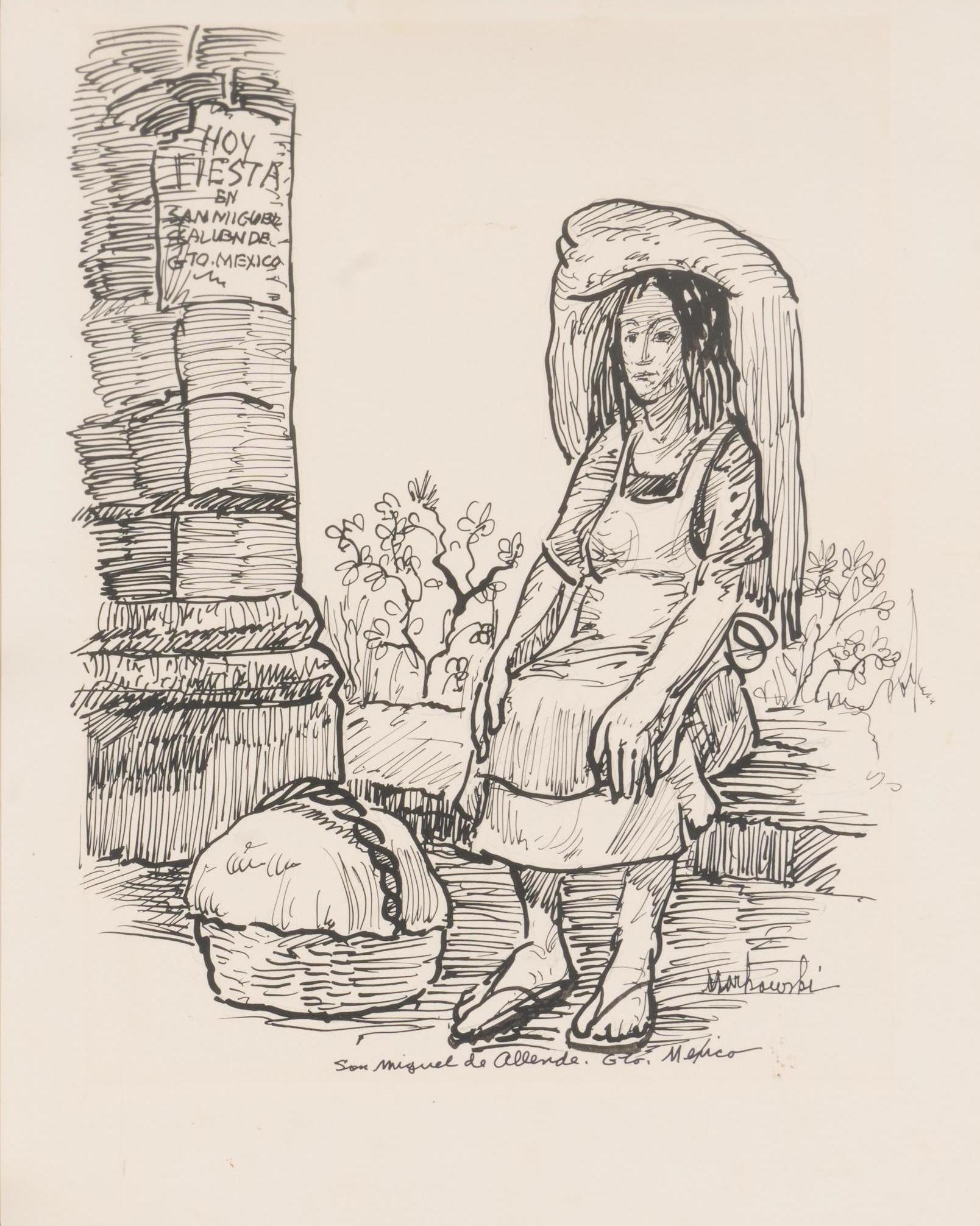 Bill Markowski | Collection of Mexican Sketches | MutualArt